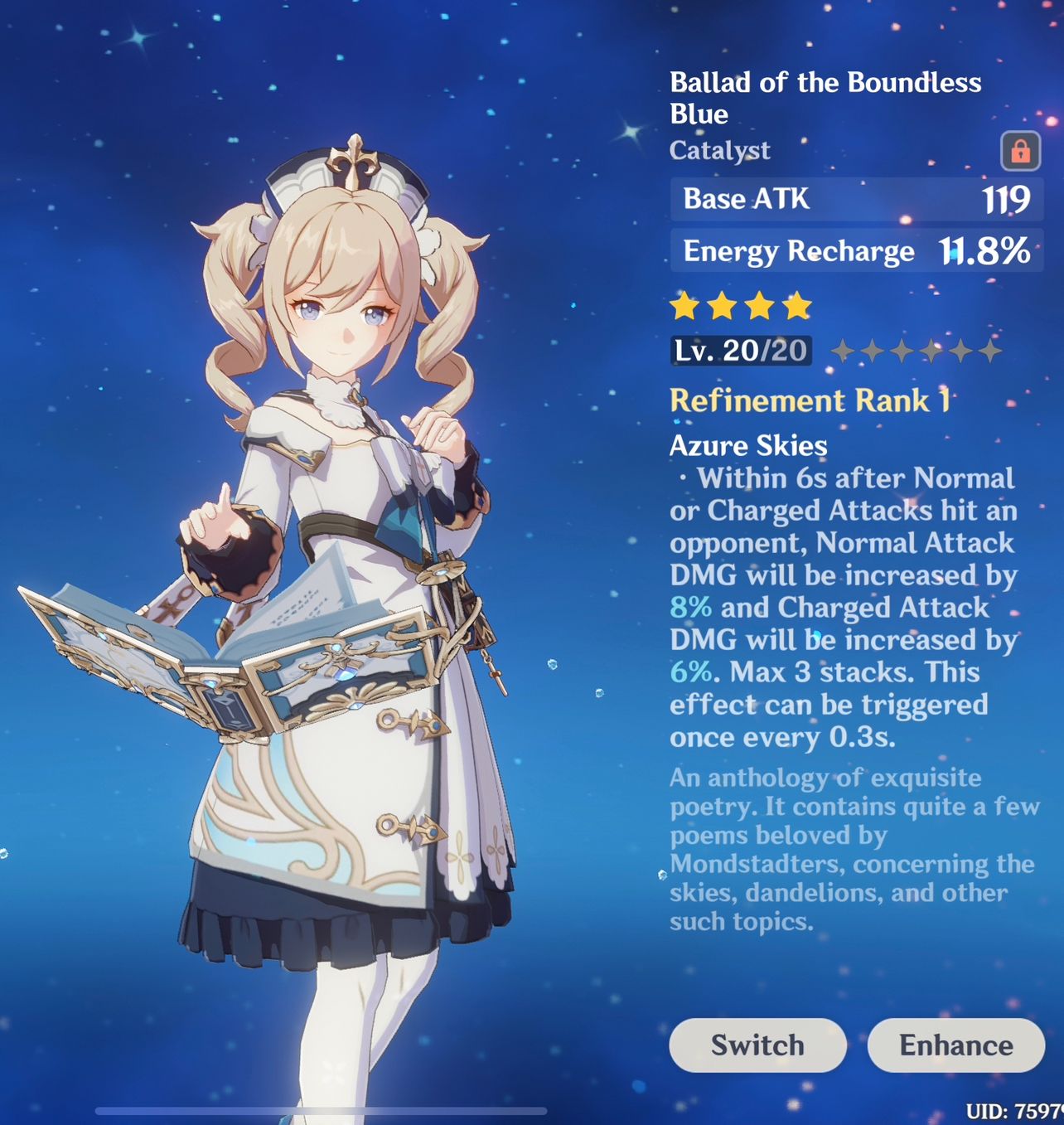 barbara looks so pretty w the new catalyst 😭 Genshin Impact | HoYoLAB