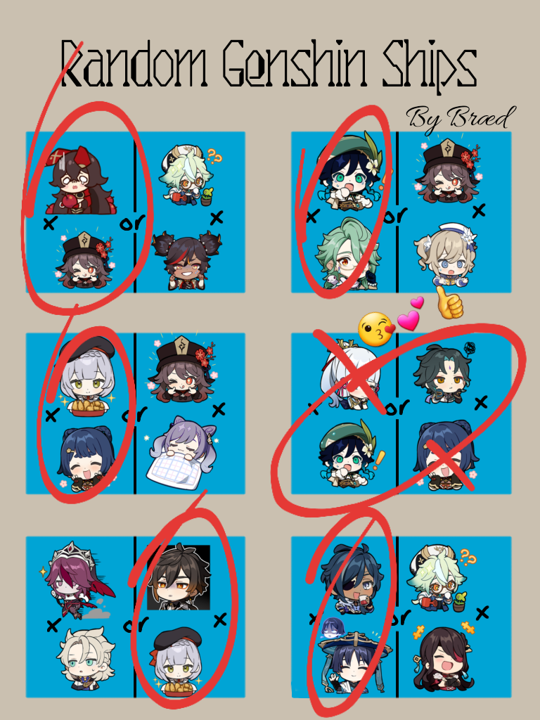 Random Ships (2 parter!) Genshin Impact | HoYoLAB