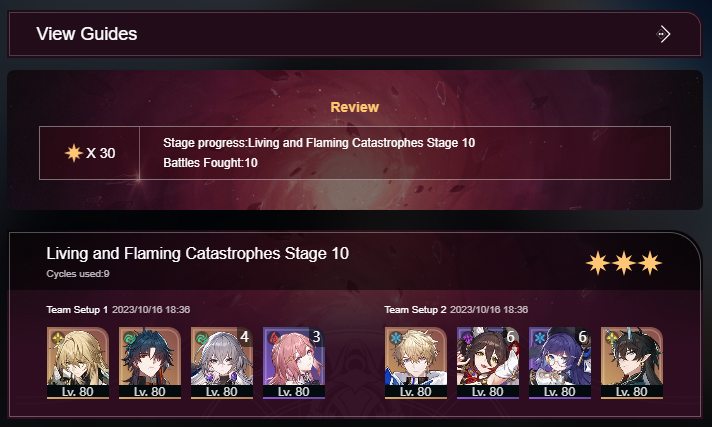 [StarRail1.4] Living and Flaming Catastrophes | Memory of Chaos 1.4.1 ...