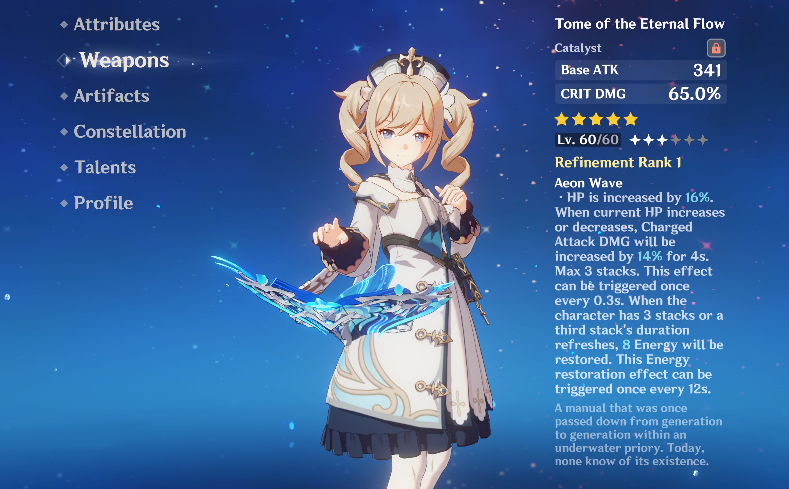 Help me with my Barbara DPS Build please! Genshin Impact | HoYoLAB