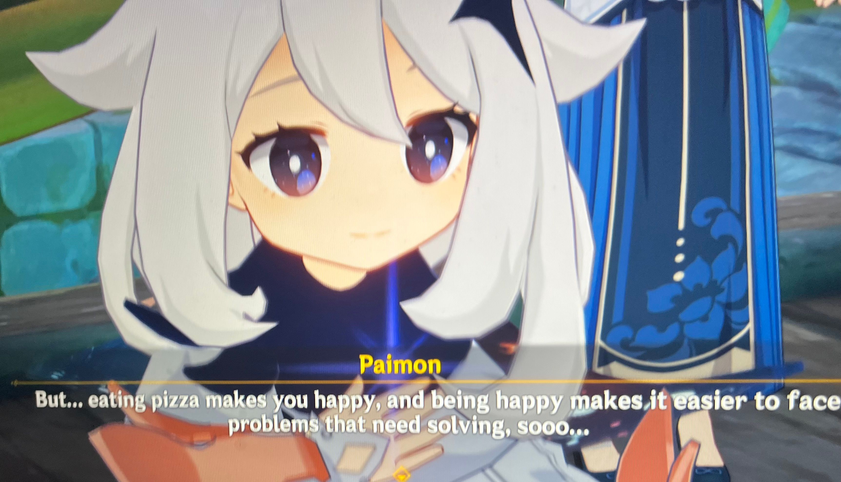 I agree with Paimon here…100% Genshin Impact | HoYoLAB