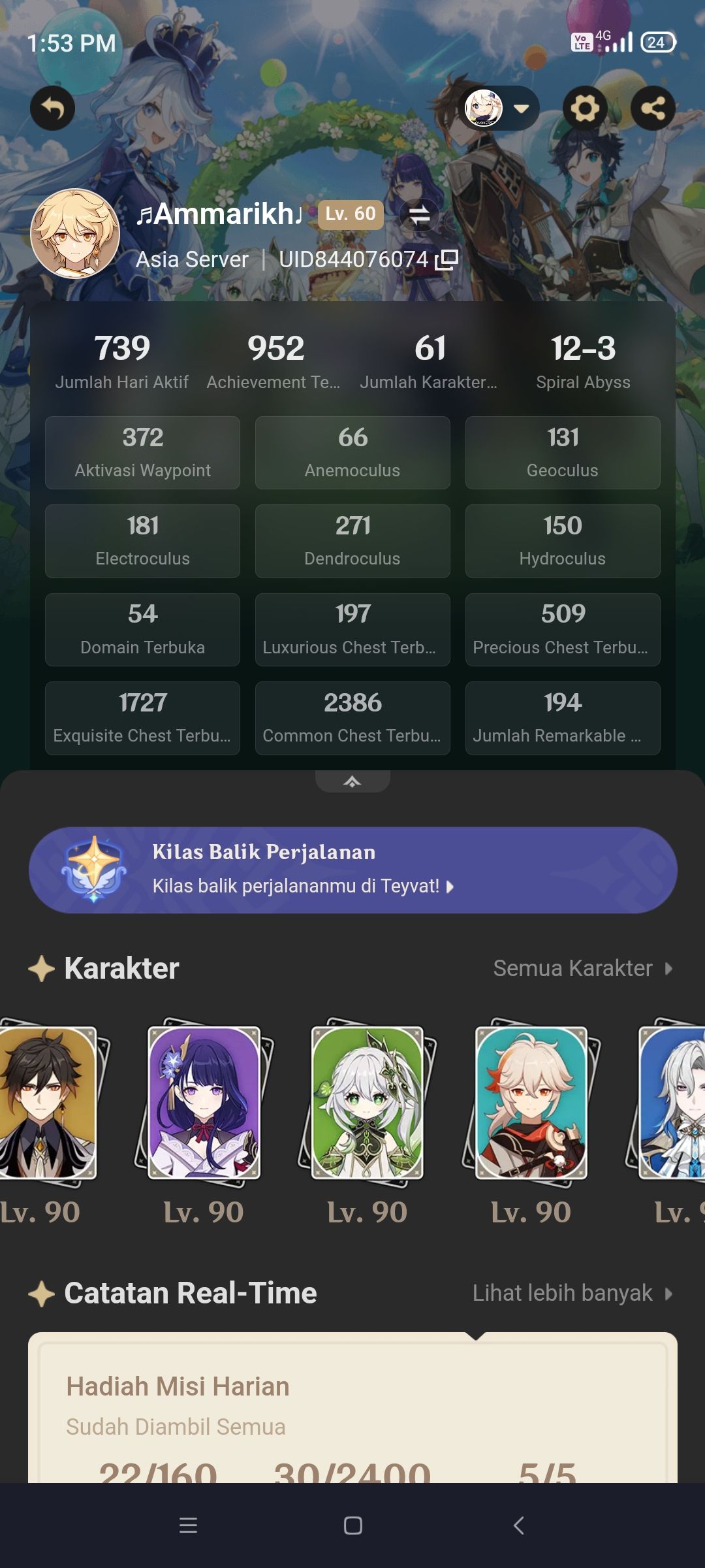 2 years play this game in mobile Genshin Impact | HoYoLAB