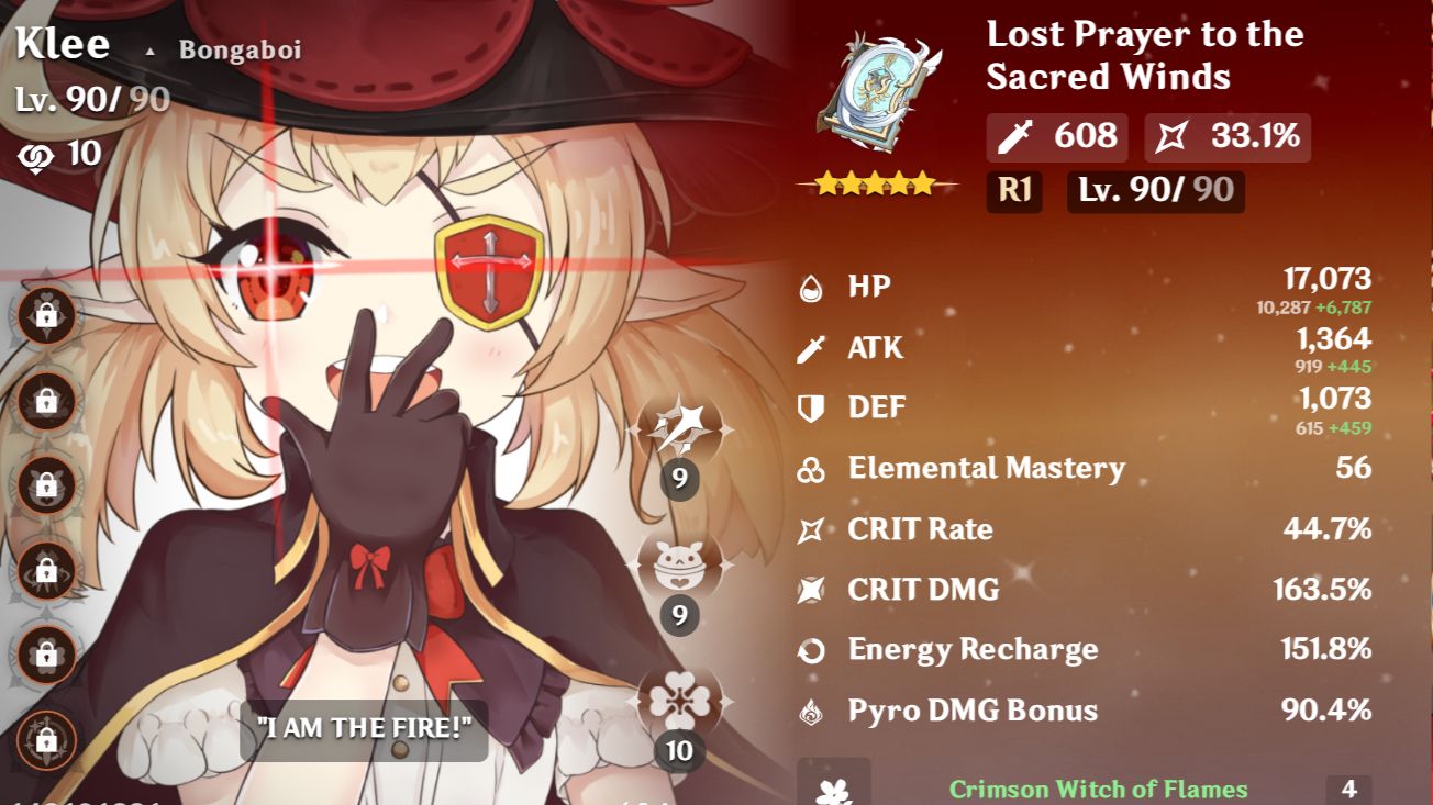 Klee. 9-9-10. Genshin Impact | HoYoLAB