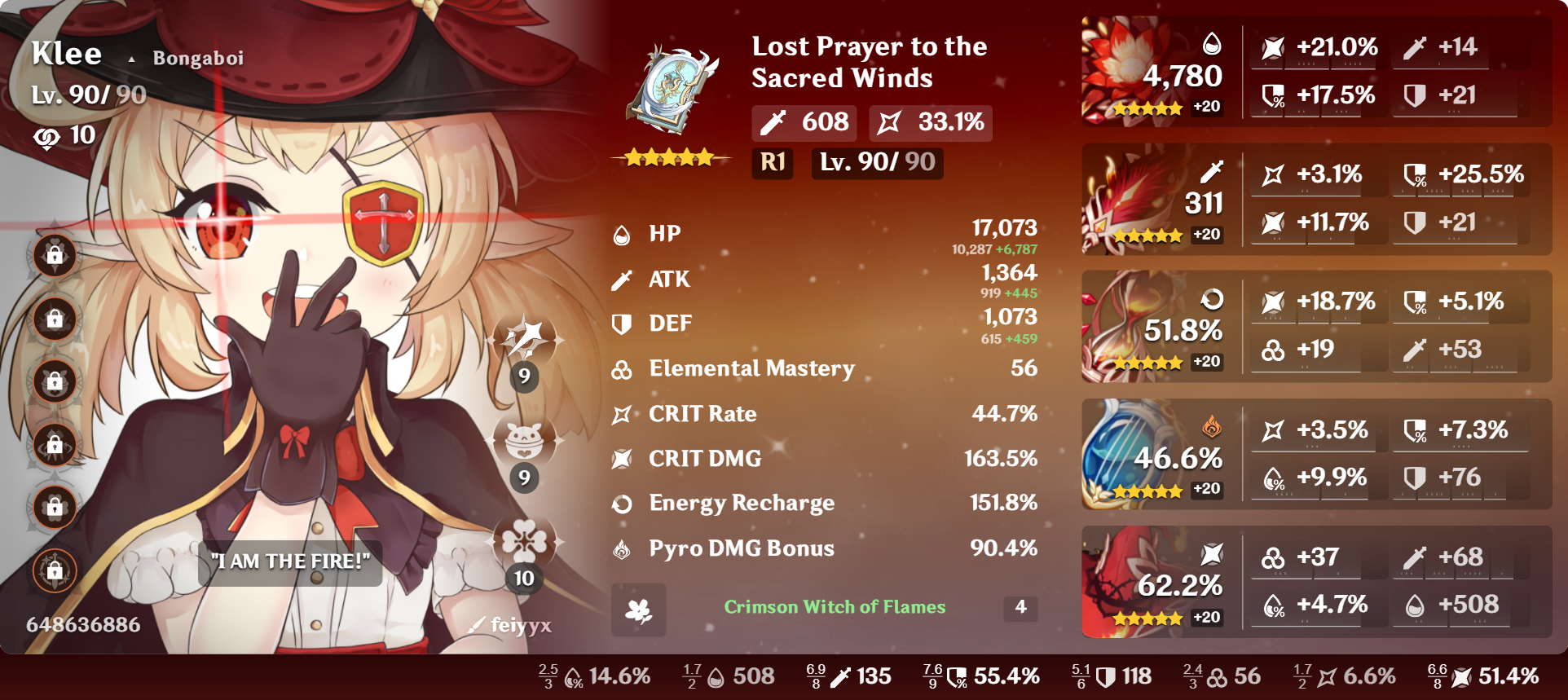 Klee. 9-9-10. Genshin Impact | HoYoLAB