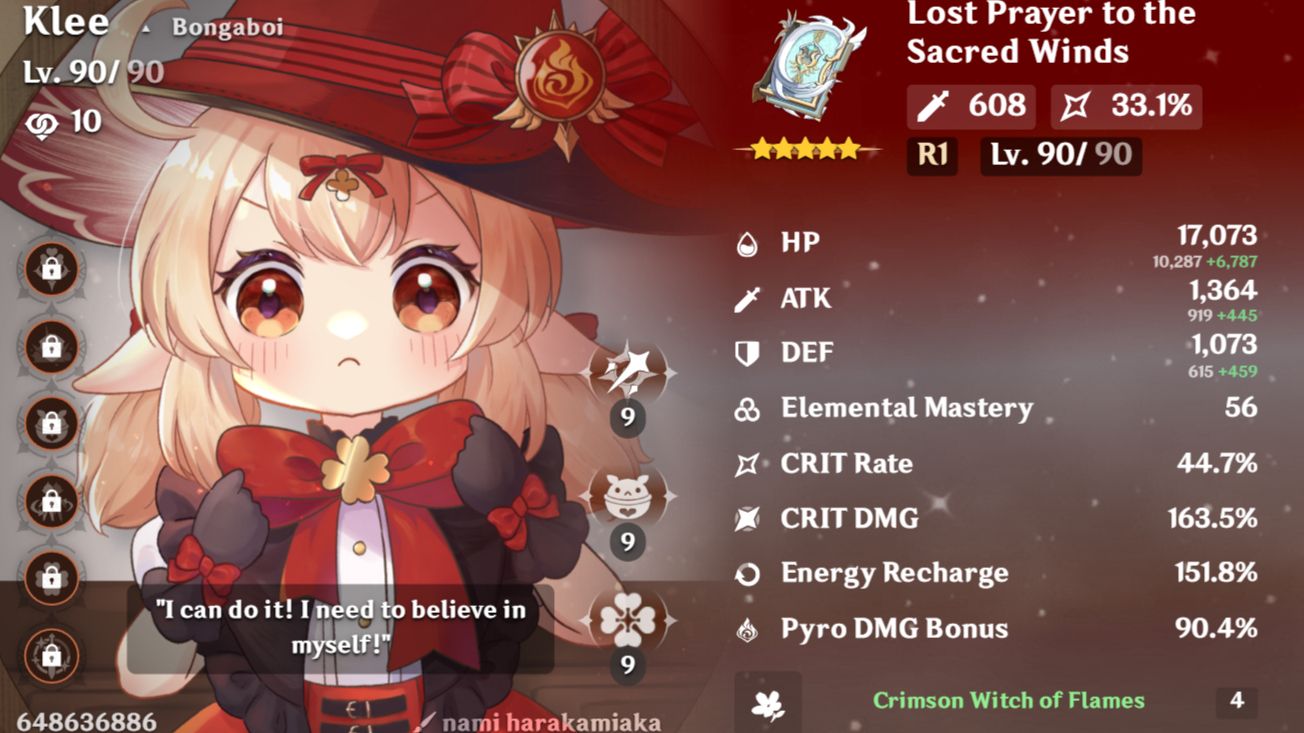 Klee. 9-9-9. Genshin Impact | HoYoLAB