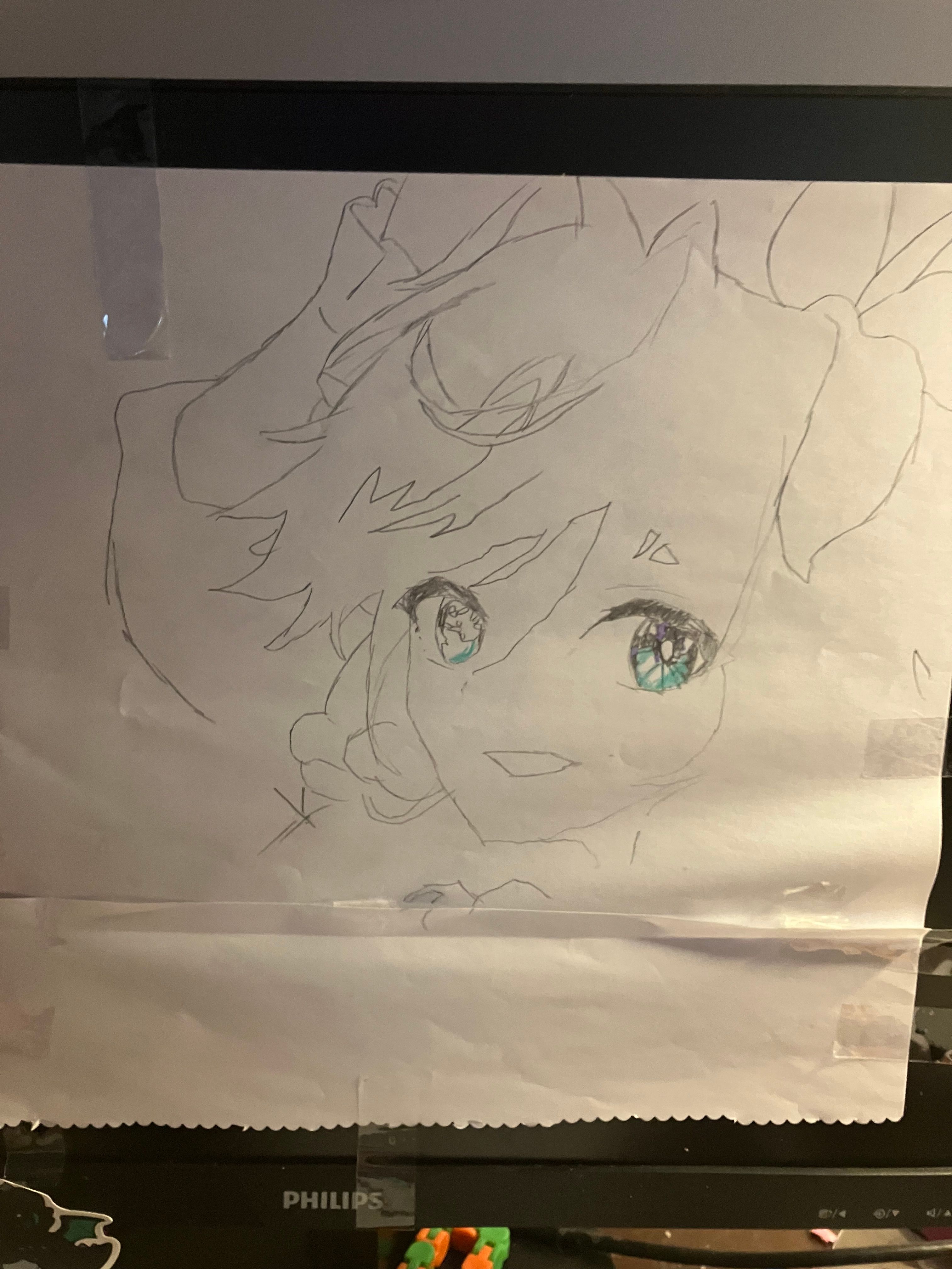 Venti Drawing Draft Genshin Impact | HoYoLAB