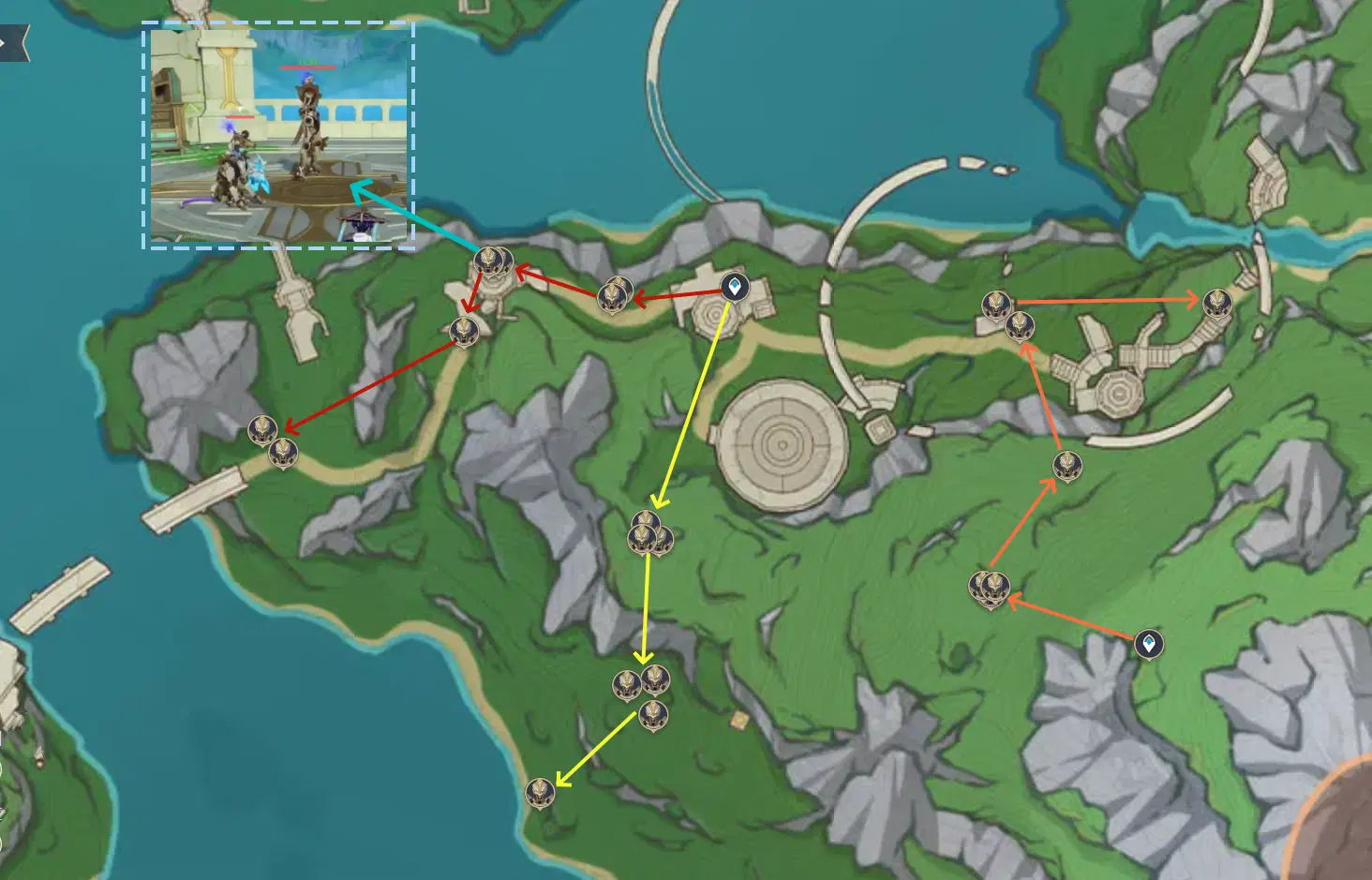 183 Clockwork Meka - Efficient Farming Route Genshin Impact | HoYoLAB