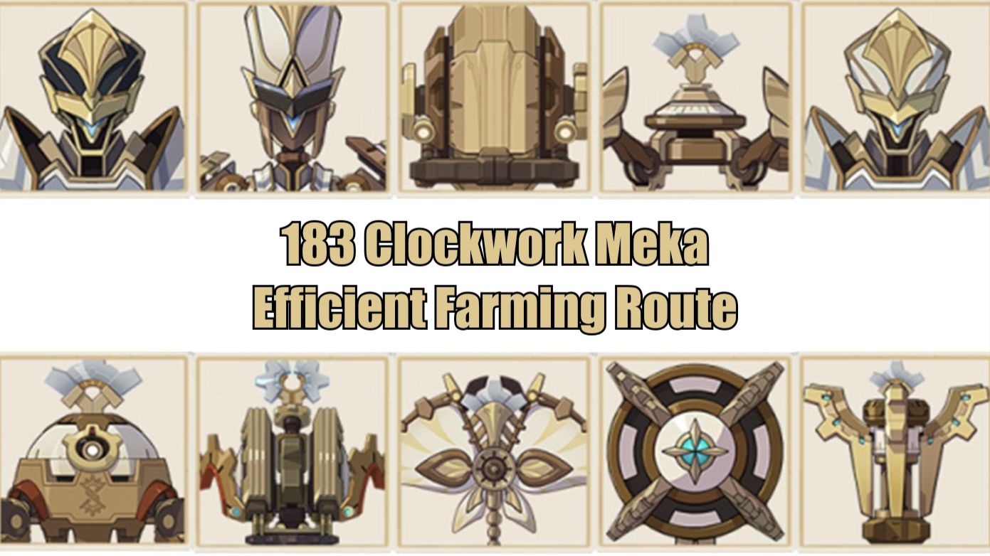 183 Clockwork Meka - Efficient Farming Route Genshin Impact | HoYoLAB
