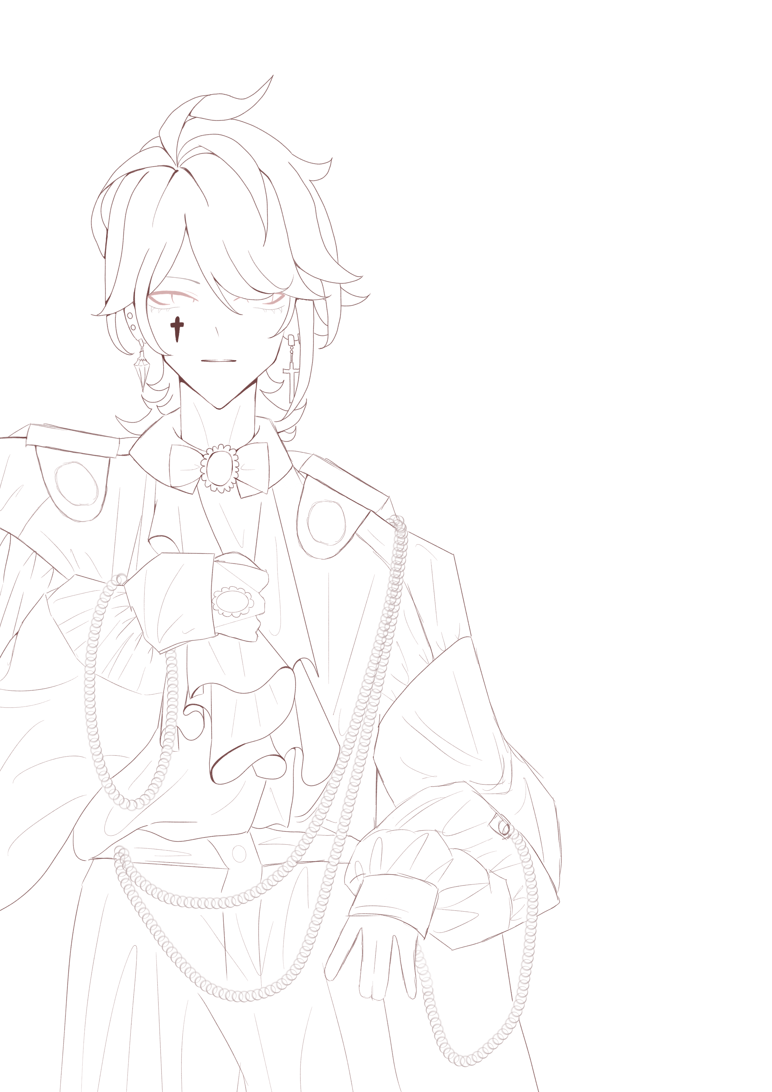 Line art for the contesttt Genshin Impact | HoYoLAB