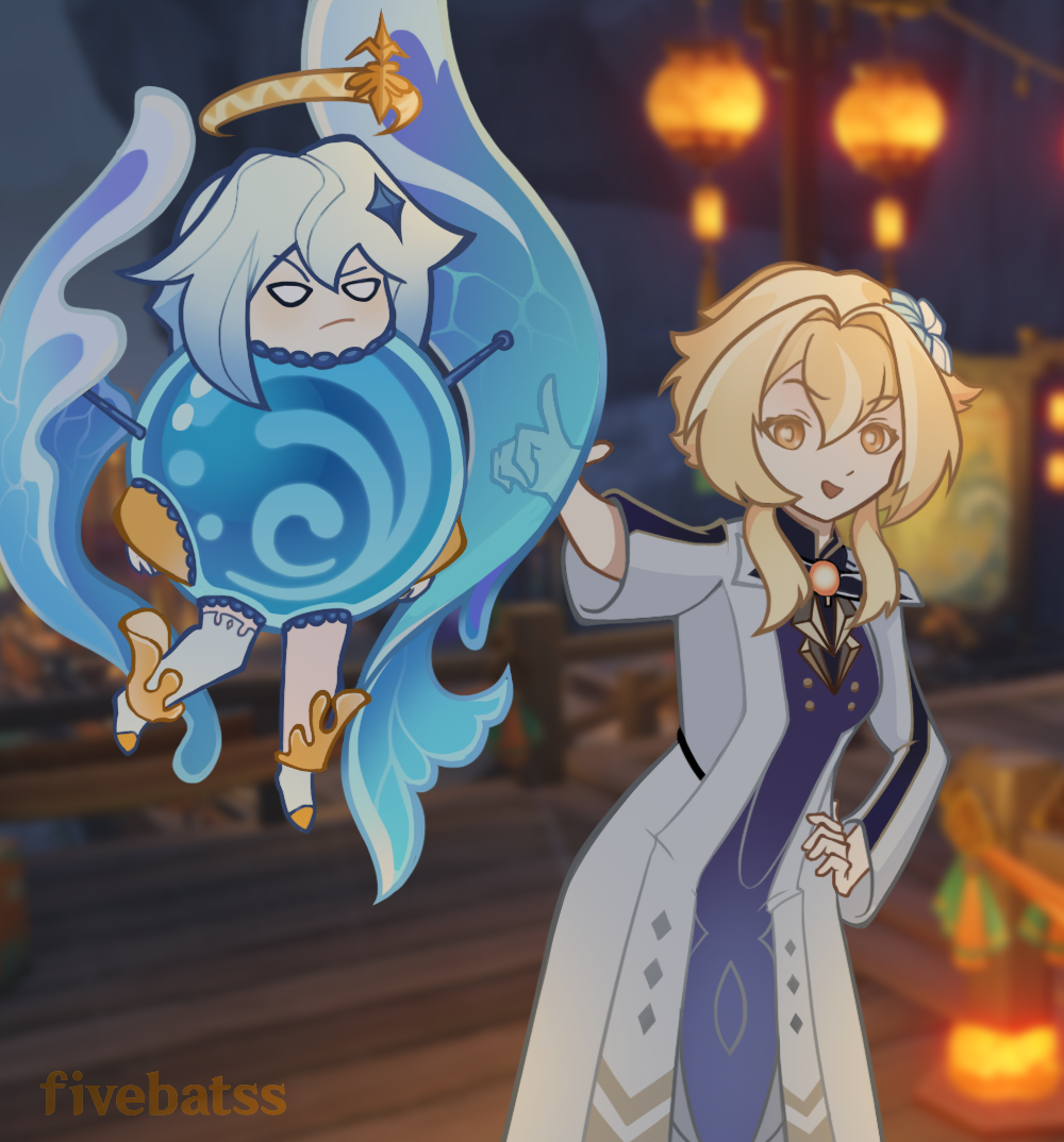 Clothar & Hydroculus 💕 Genshin Impact | HoYoLAB