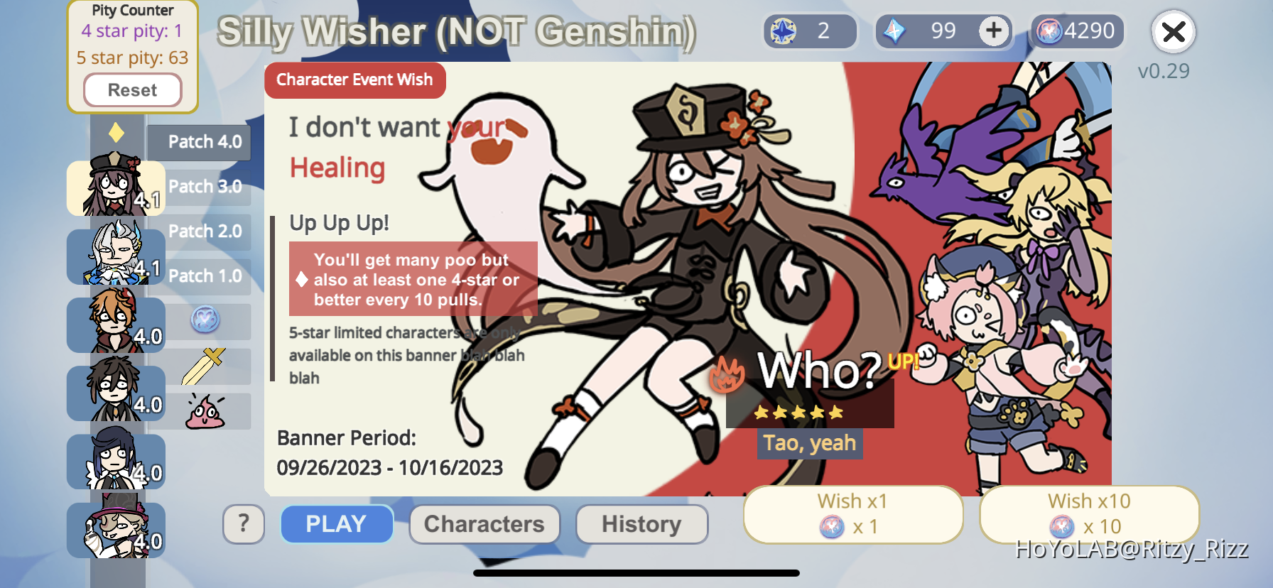 WRIO BANNER TOMORROW 😭 | HoYoLAB