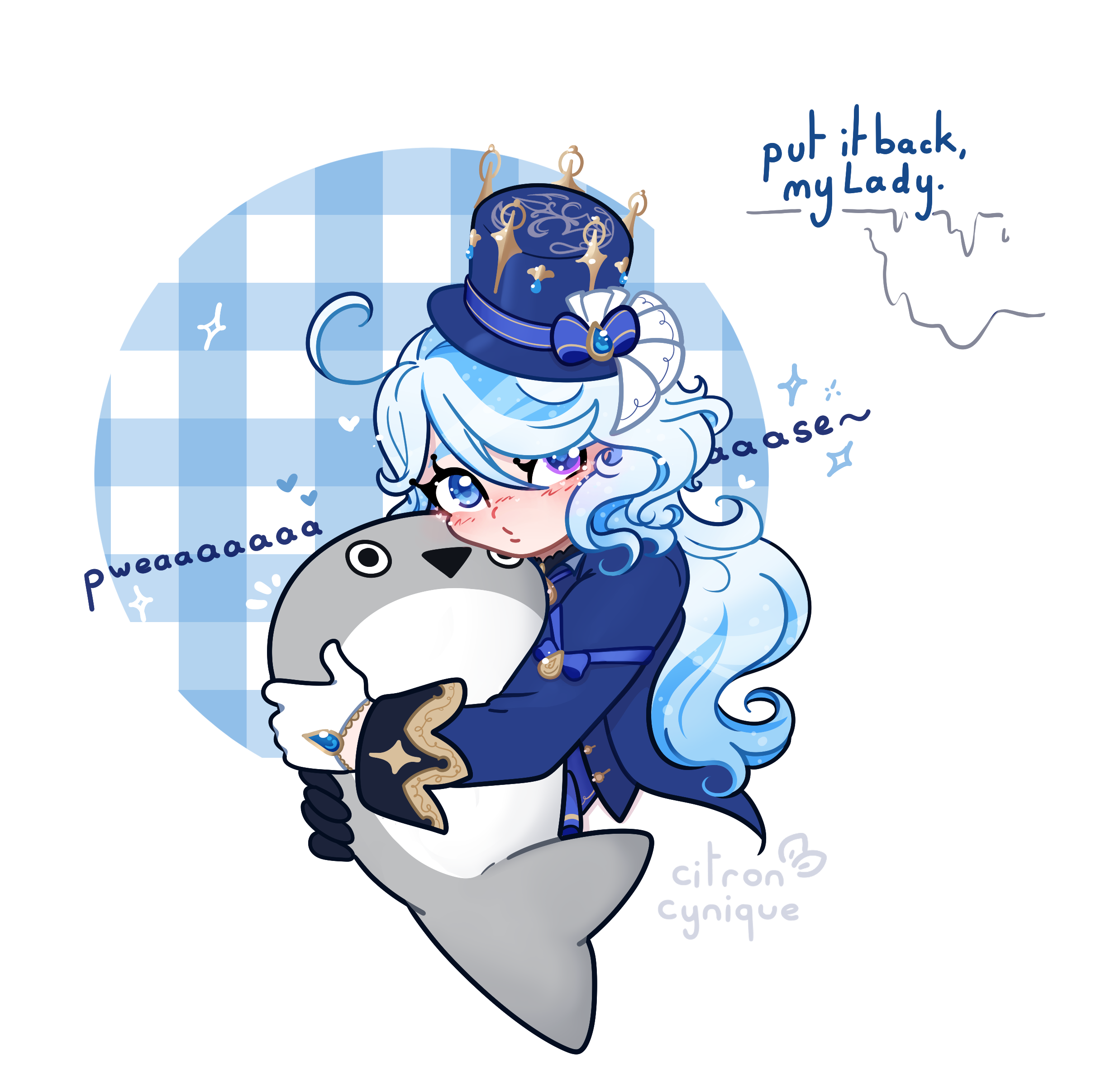 Furina & a fishy friend!! Genshin Impact | HoYoLAB