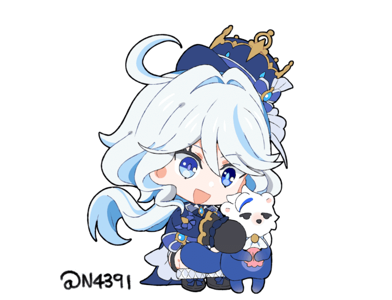 Furina and long Neuvillette 🦦 Genshin Impact | HoYoLAB