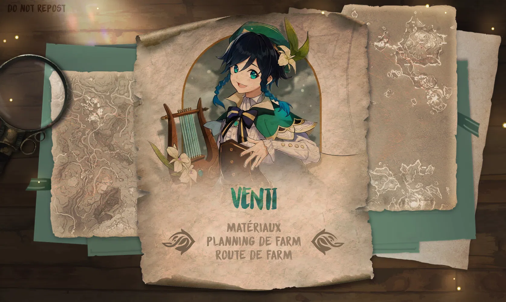 [Version 4.1] Venti | Planning de Farm et Farming Routes : Cécilia ...