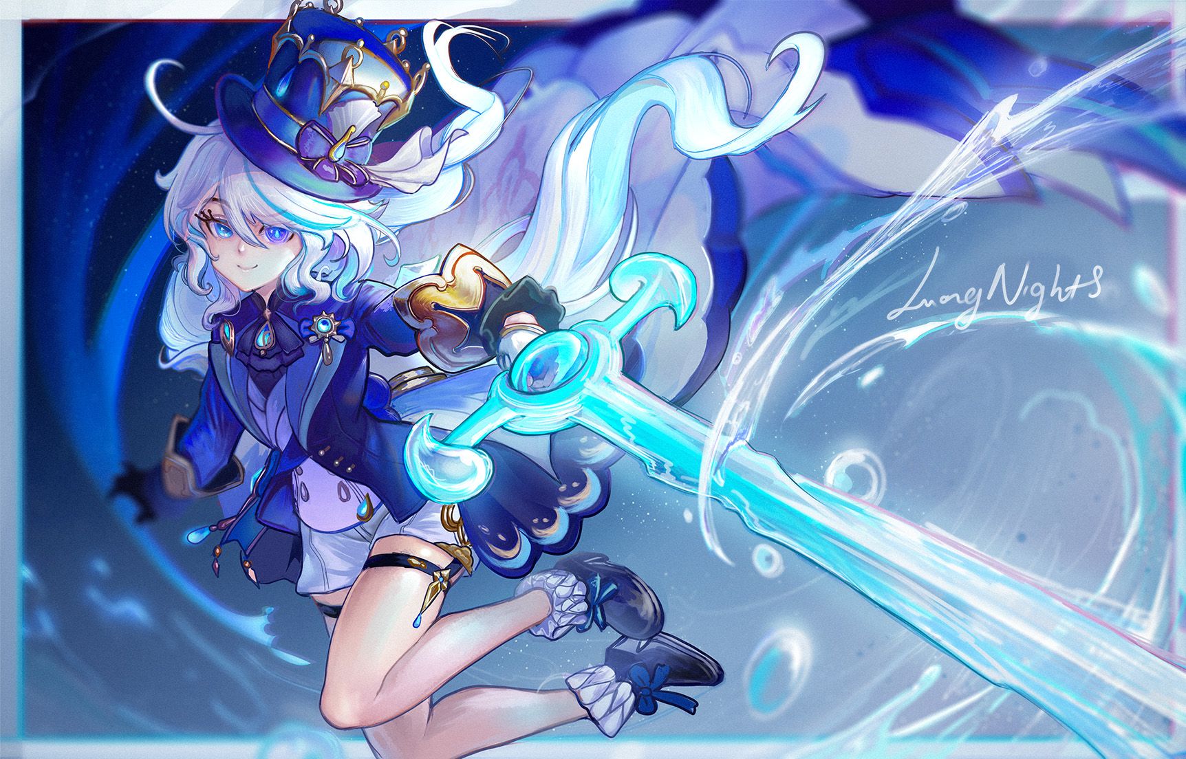 I draw Furina Genshin Impact | HoYoLAB