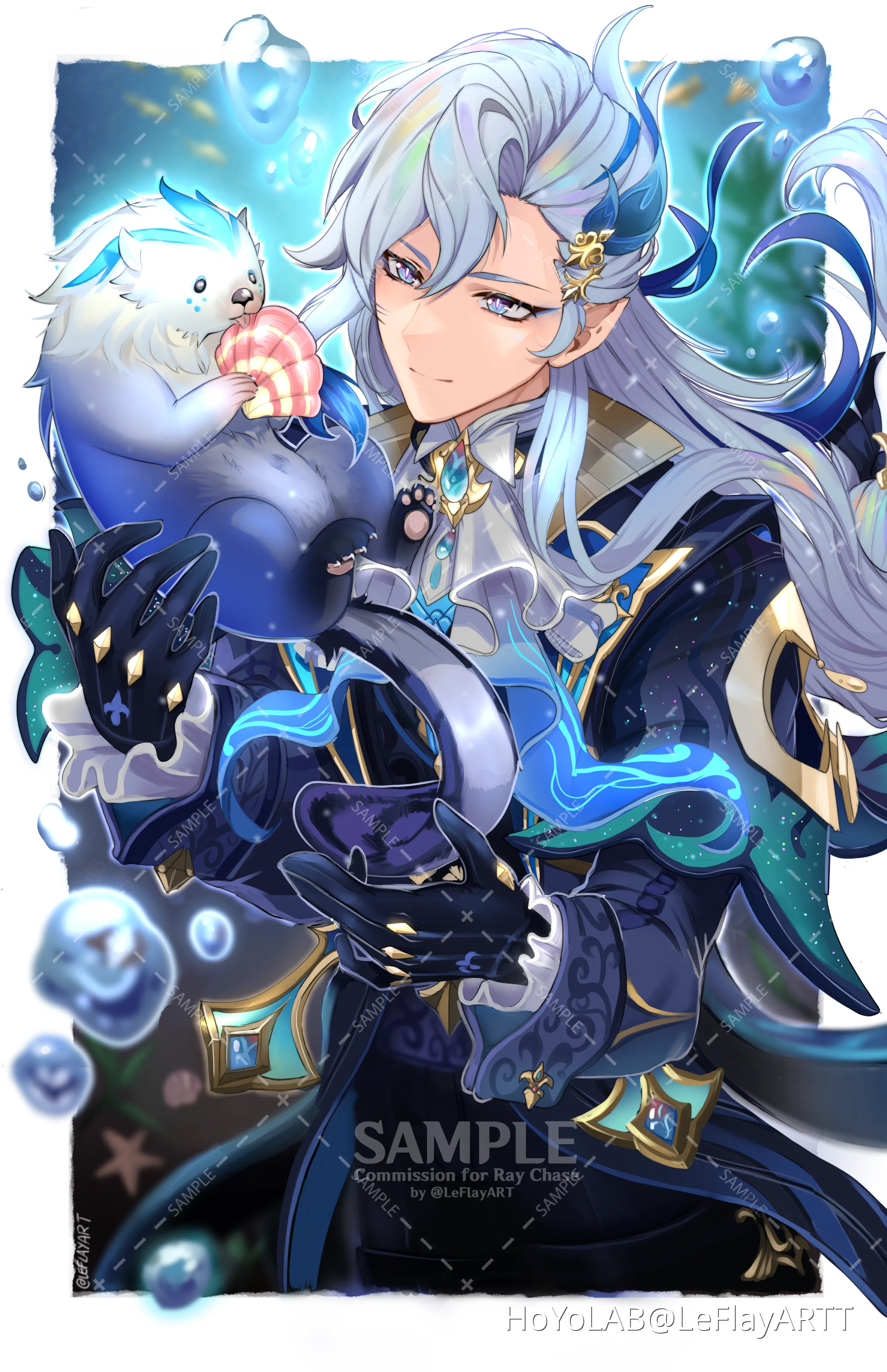 Neuvillette print for Ray Chase Genshin Impact | HoYoLAB