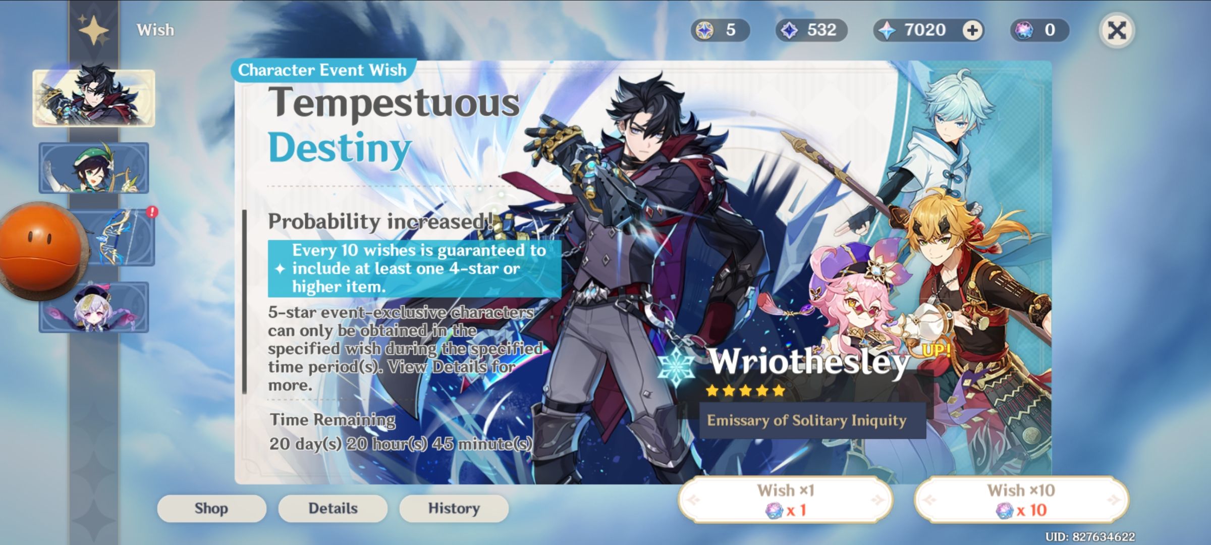 My duke on my first 10 pull!! Genshin Impact | HoYoLAB