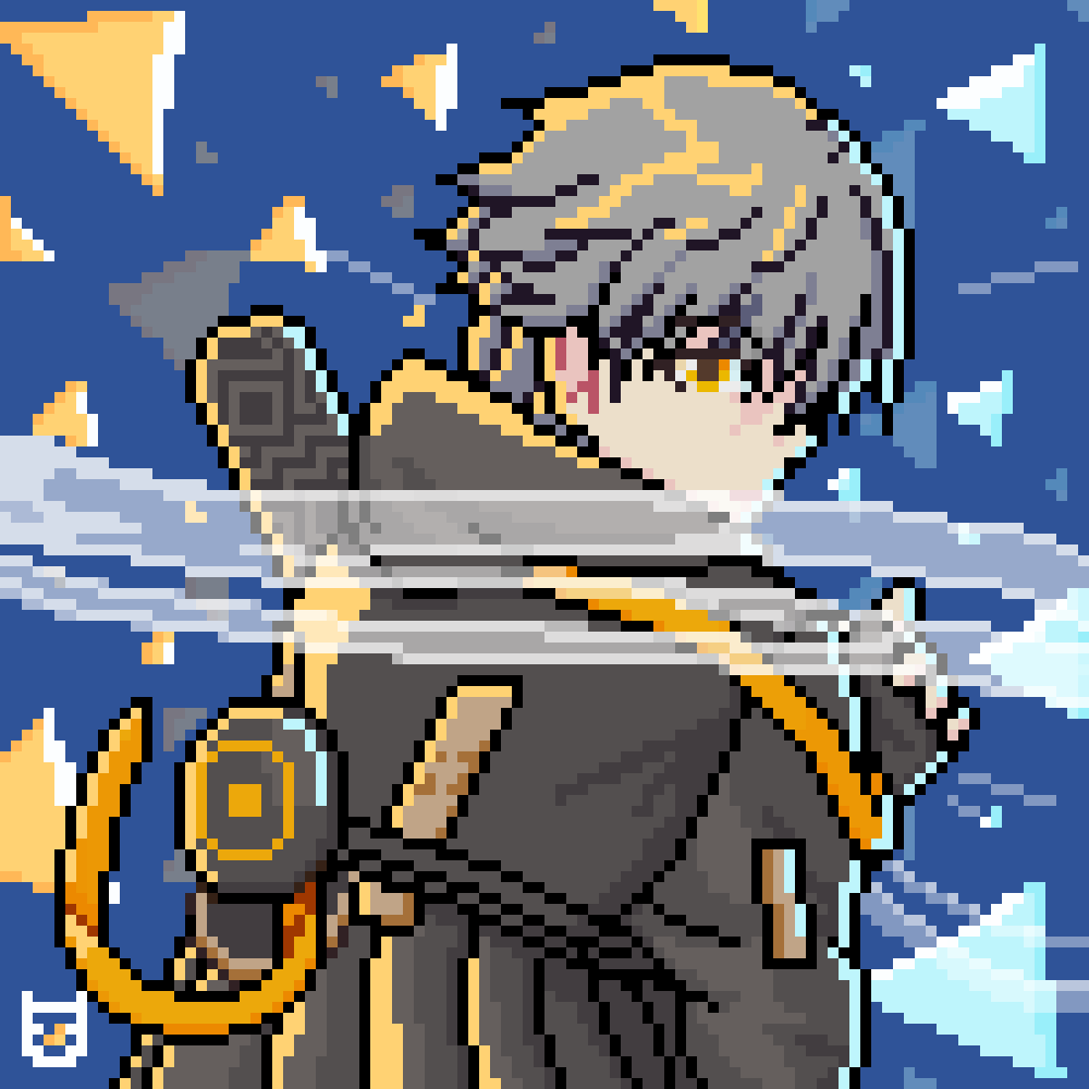 My first pixel art after I recovered from being sick Honkai: Star Rail ...