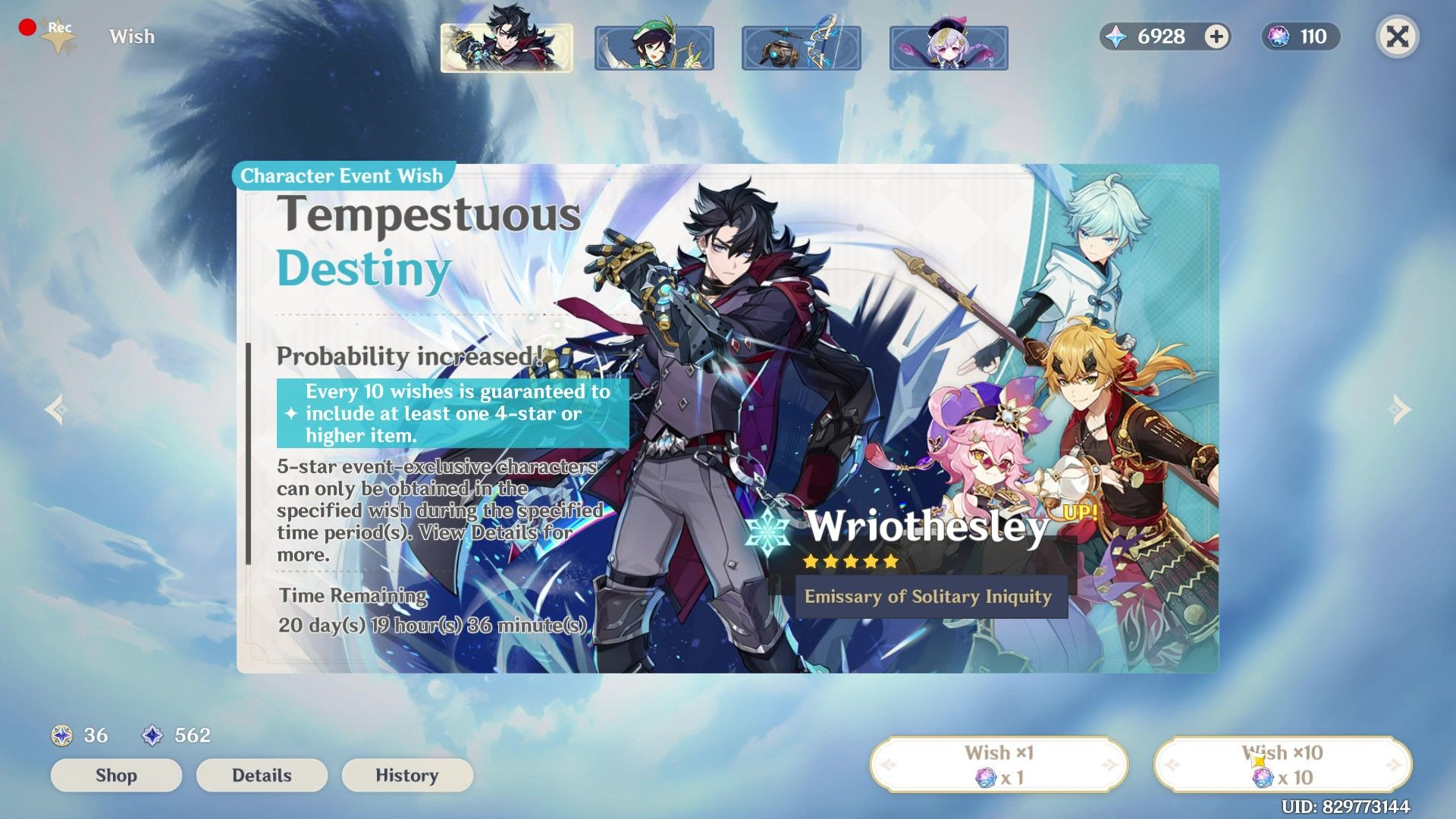 Wriothesley came home + weapon! Genshin Impact | HoYoLAB