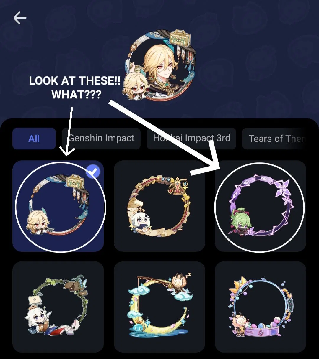 was no one going to tell me that some of the character widgets give us ...