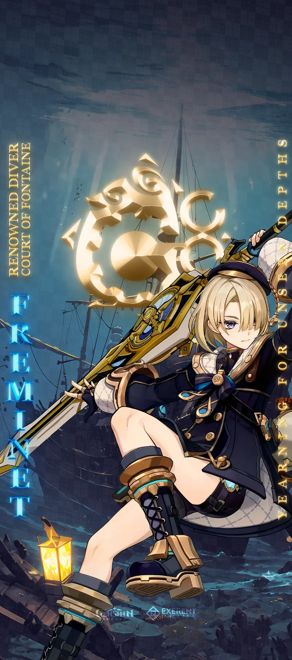 Freminet [Mobile Wallpaper] by me Genshin Impact | HoYoLAB