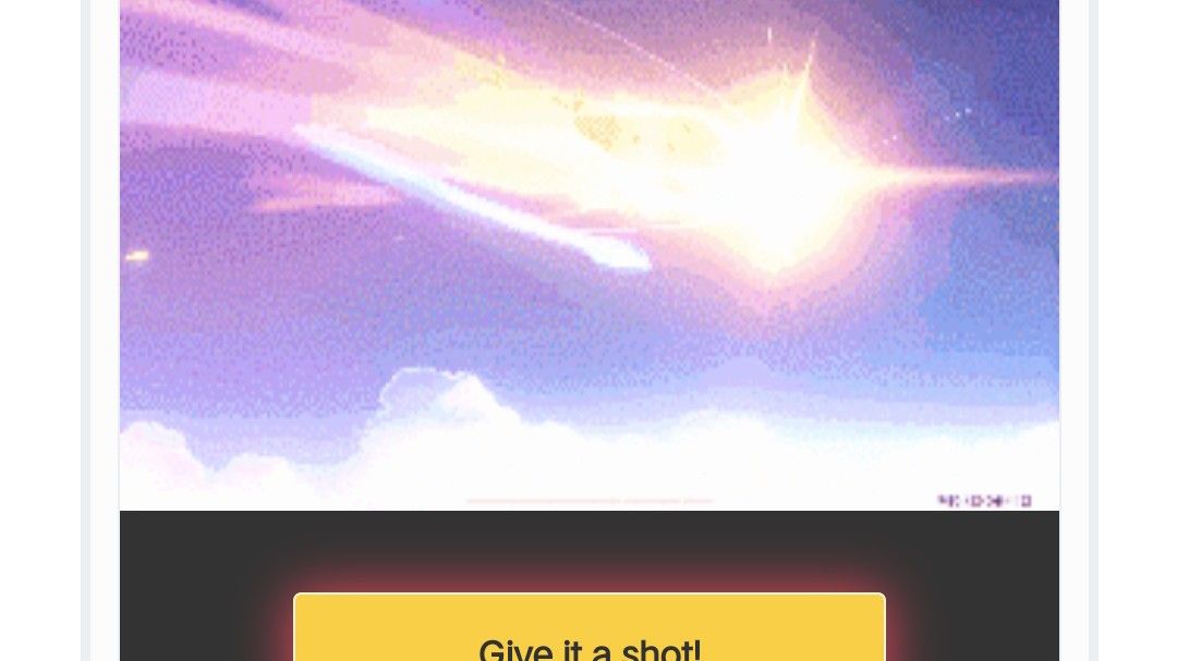 Trying the "wish sim" as in less than an hour before Wrio's banner ...