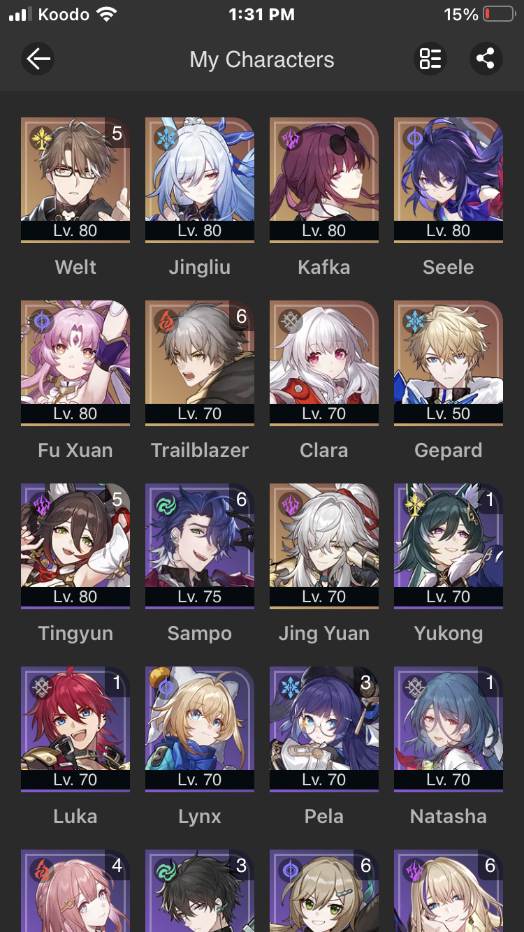 Only three Standard banner characters Honkai: Star Rail | HoYoLAB