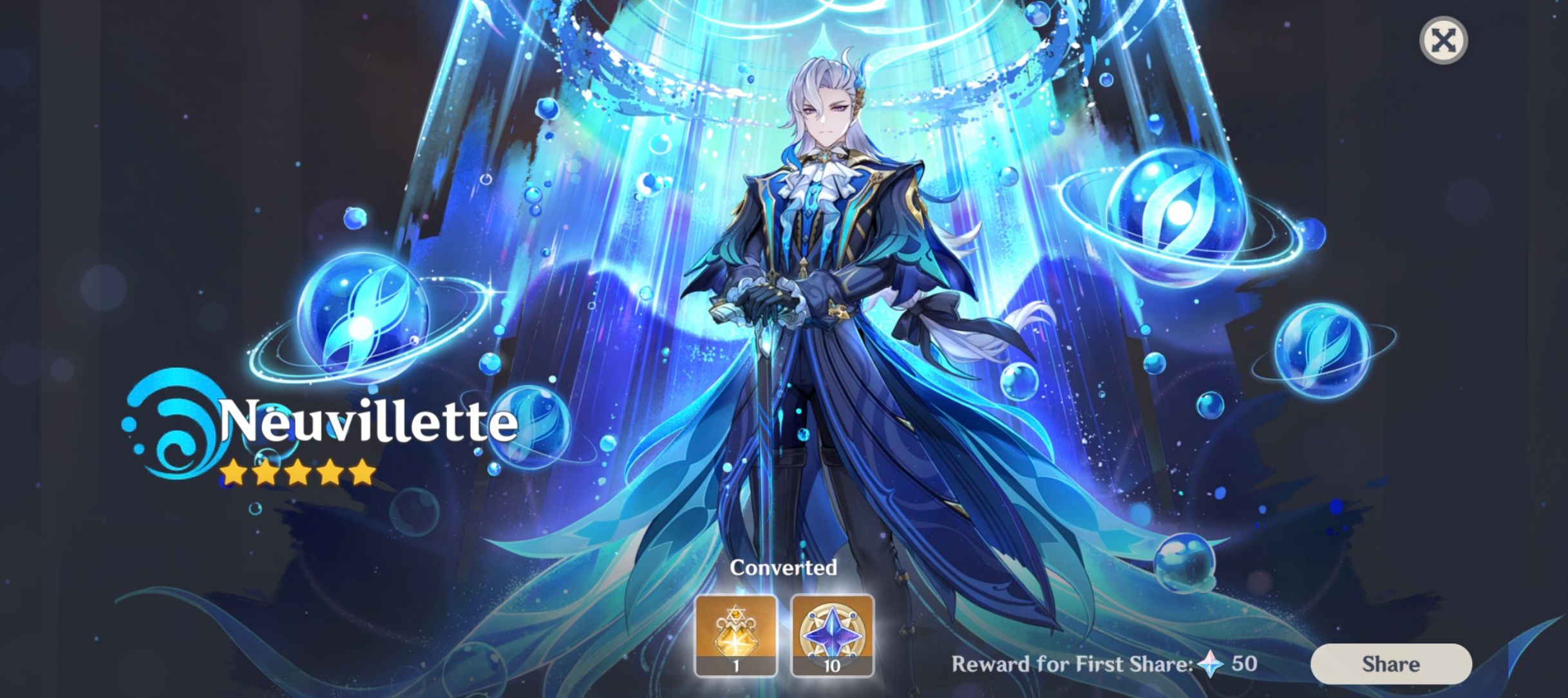 Pull Neuvillette on the last day Genshin Impact | HoYoLAB