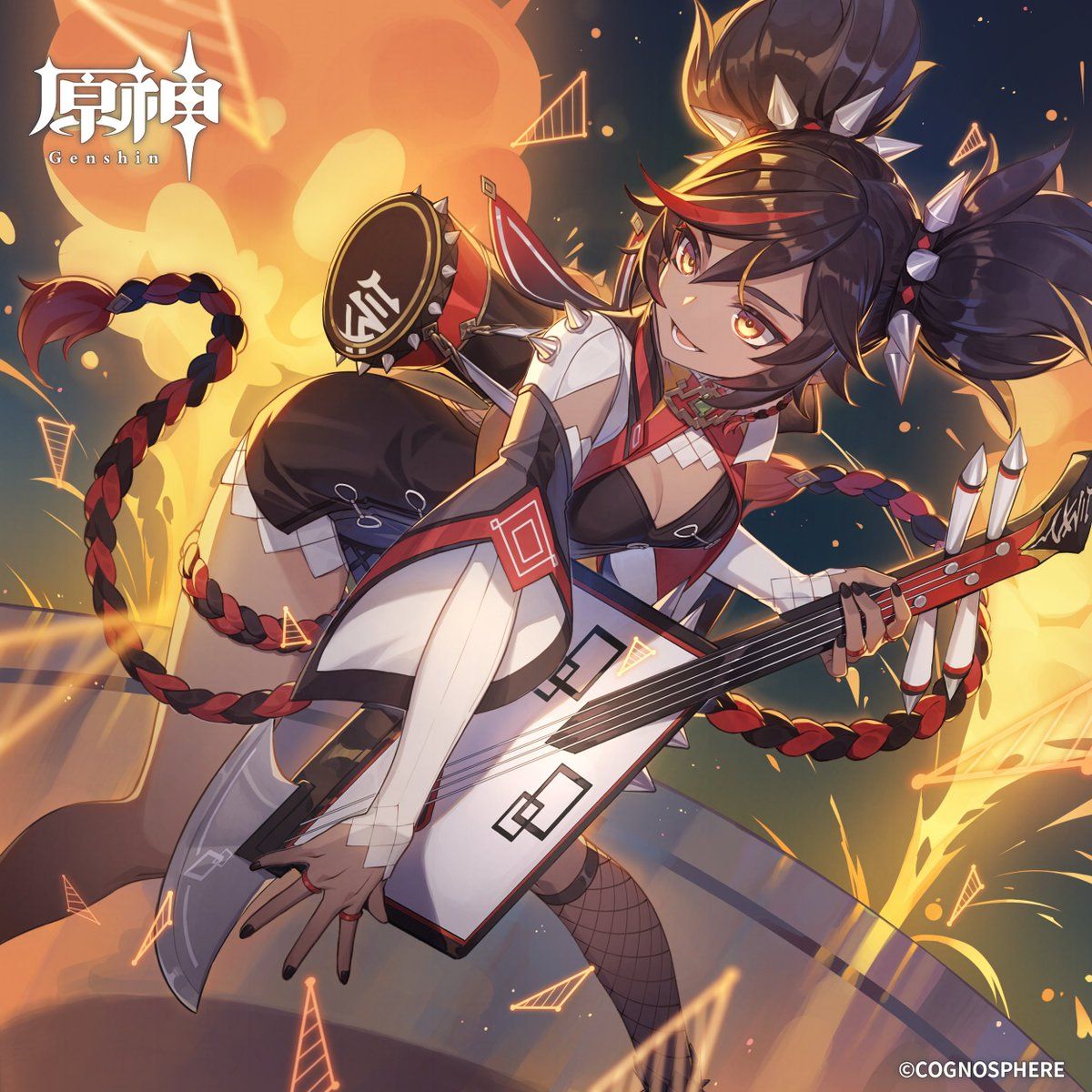 Happy Birthday to the coolest rockstar out there, Xinyan! Genshin ...