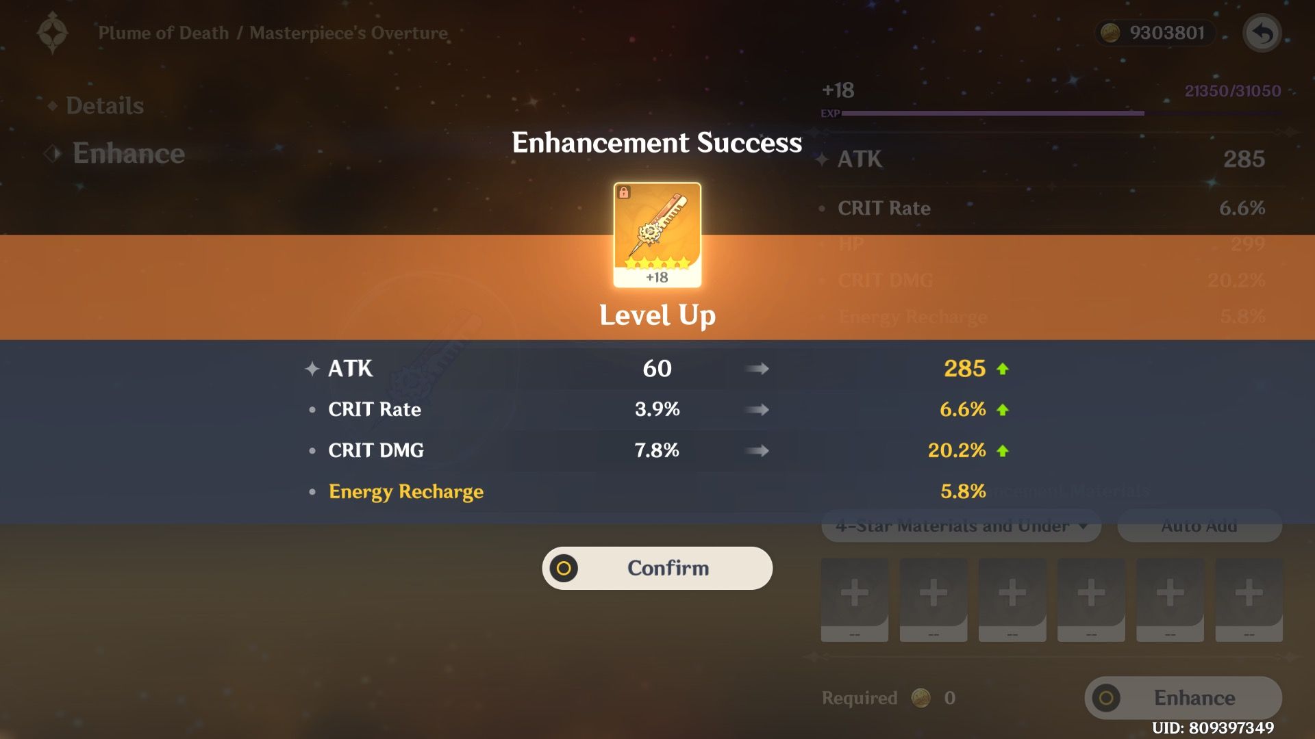 ER 4th stat Genshin Impact | HoYoLAB