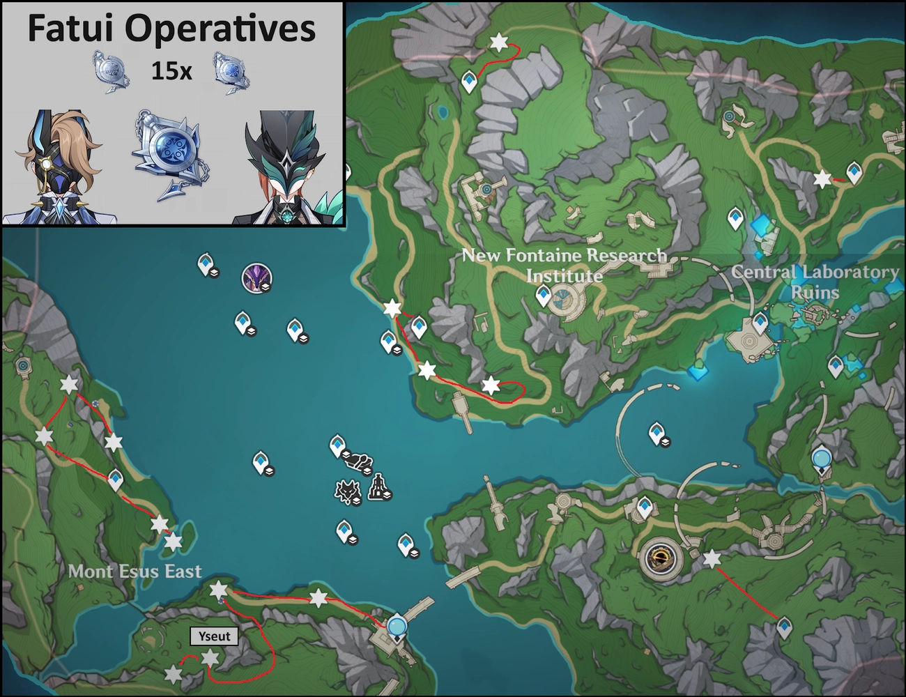 [V4.1 Second Half] Farming Routes Collection: Subdetection Units ...