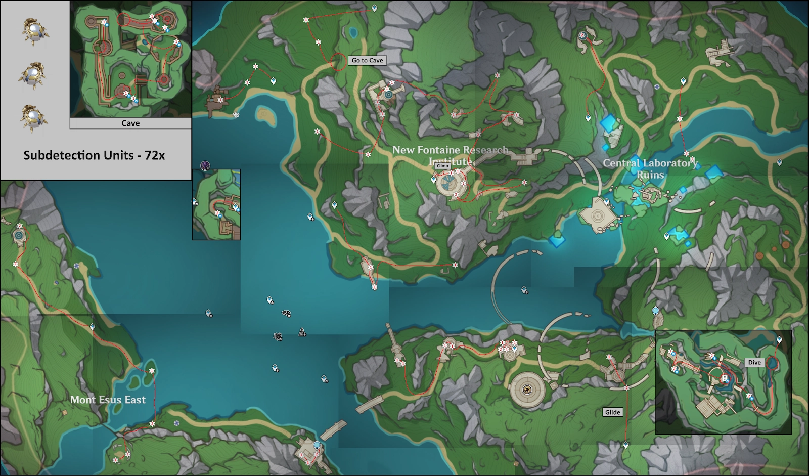 [V4.1 Second Half] Farming Routes Collection: Subdetection Units ...