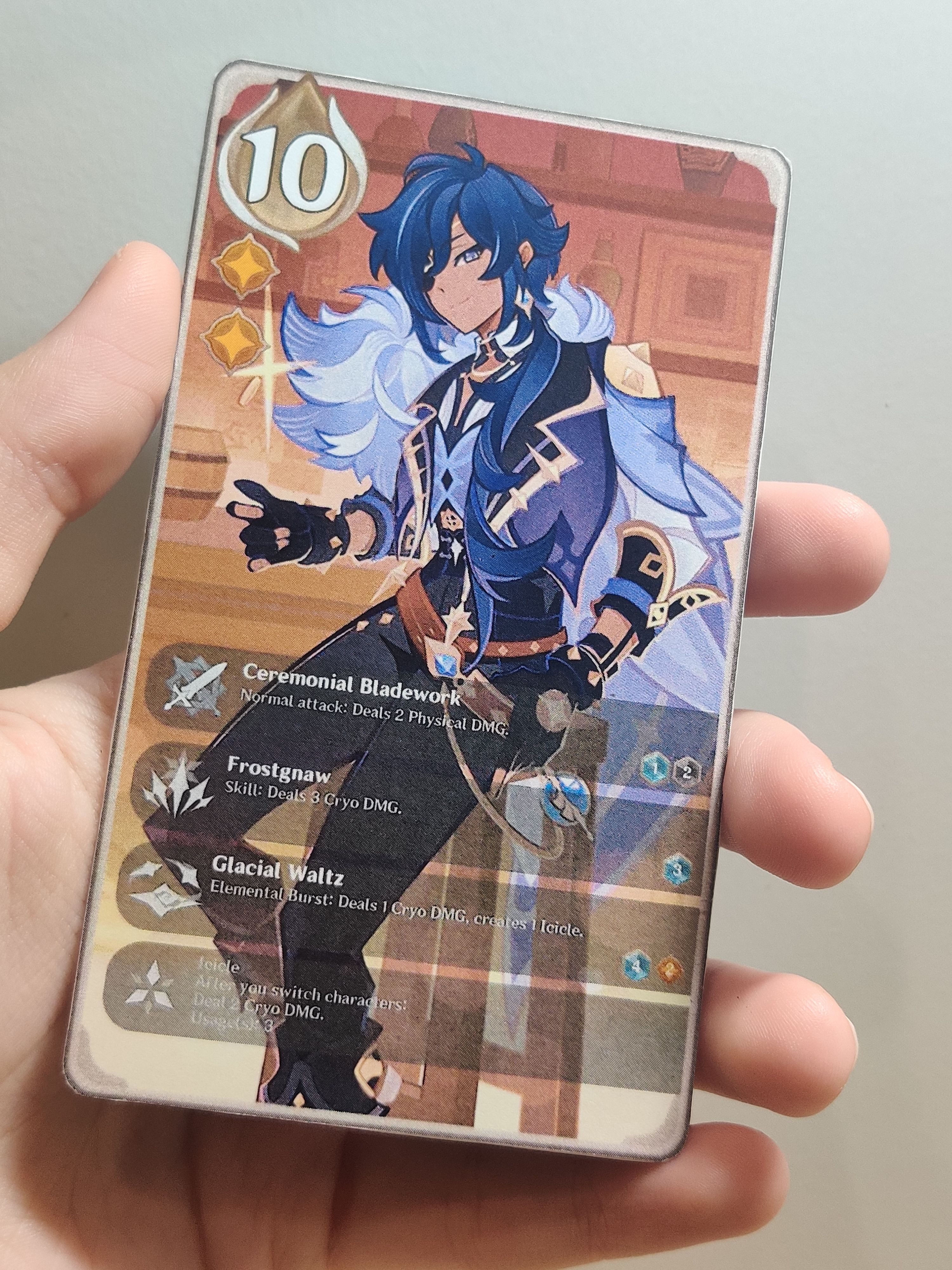 More IRL TCG Cards I made Genshin Impact | HoYoLAB