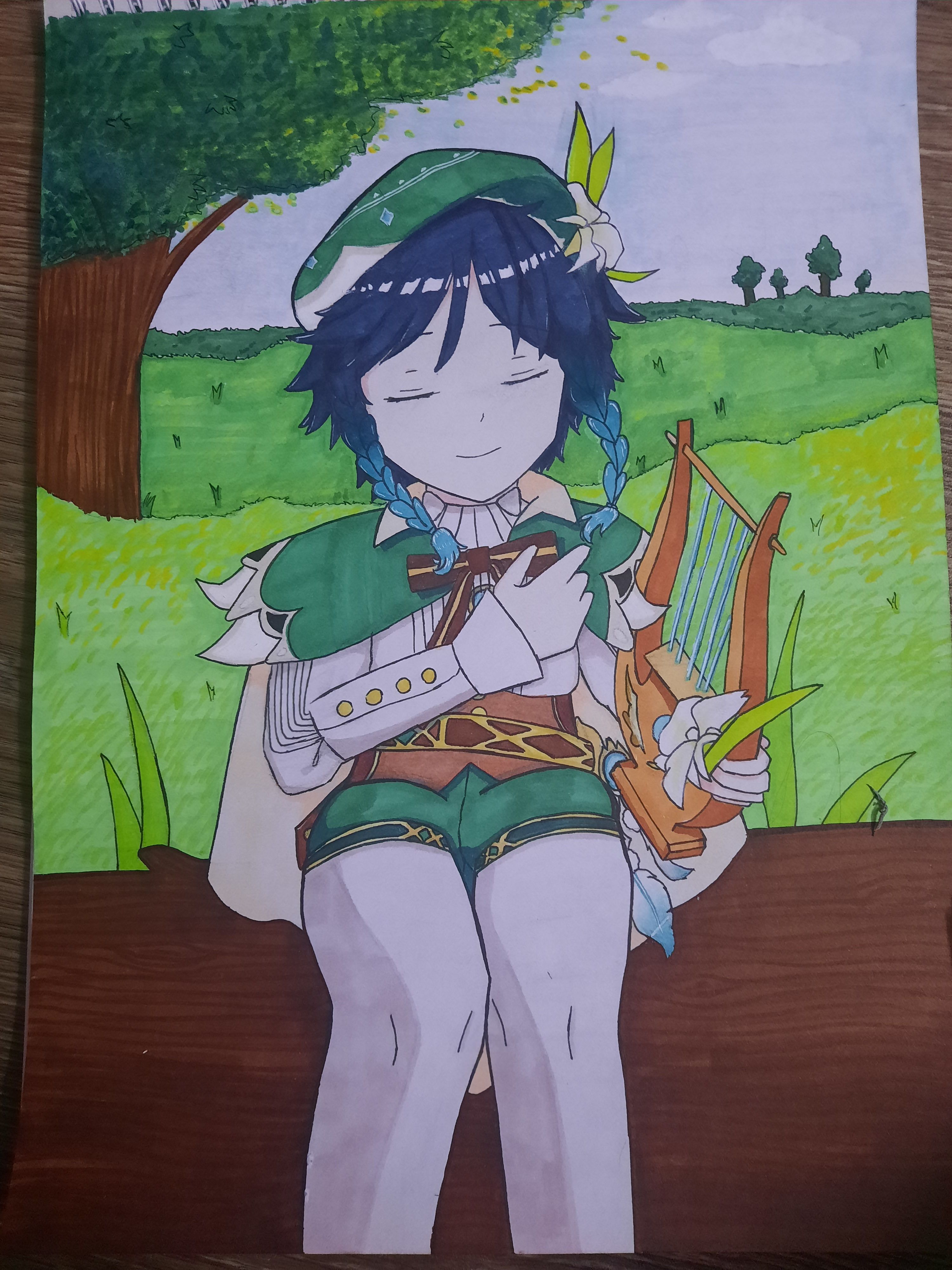 venti fan art! Genshin Impact | HoYoLAB