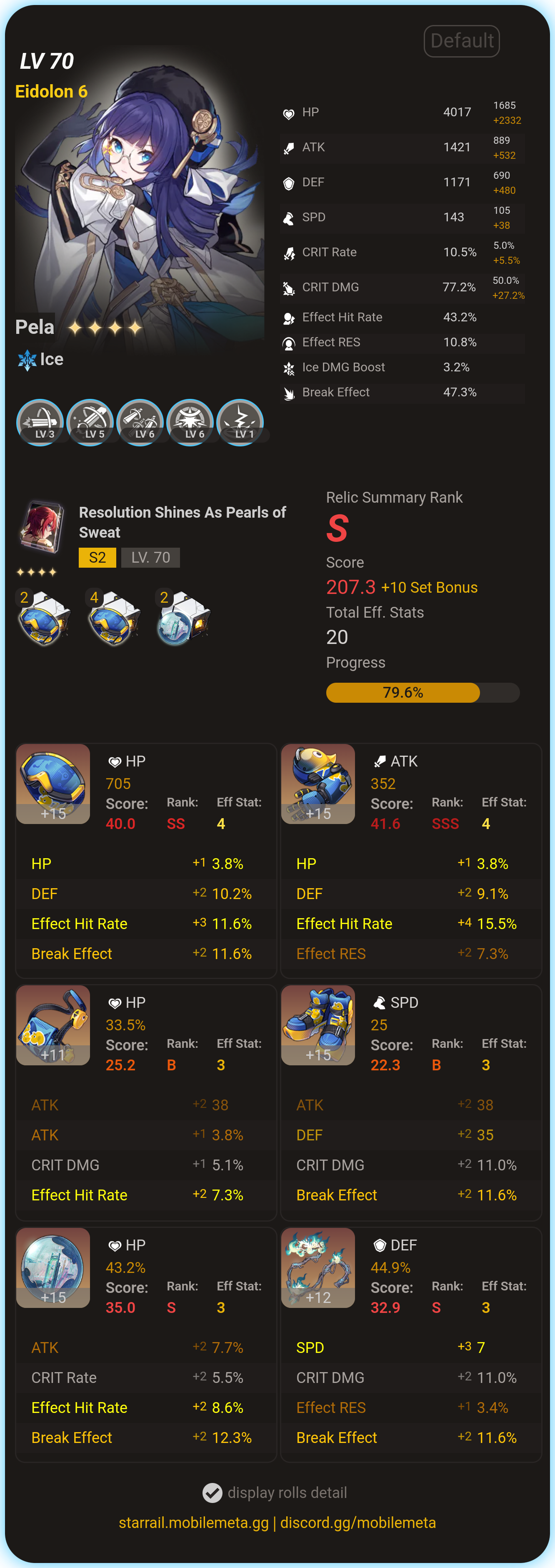 Trying to Build Pela to Support my Queen Liu :3 Honkai: Star Rail | HoYoLAB