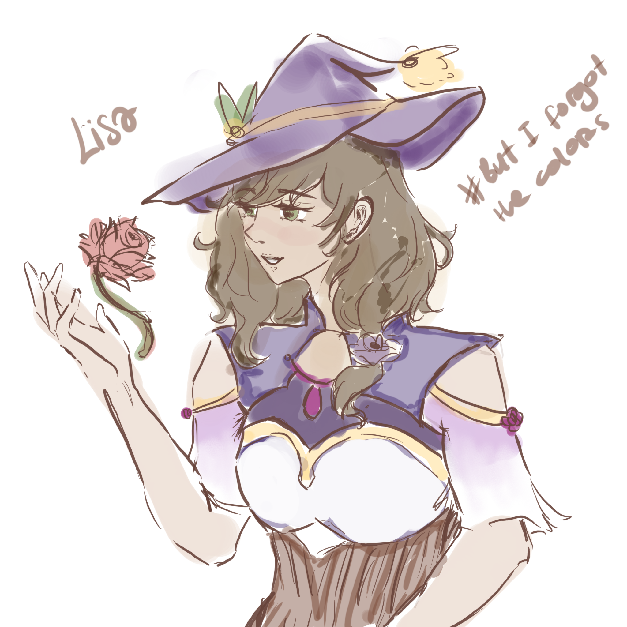 Lisa Fanart Genshin Impact | HoYoLAB