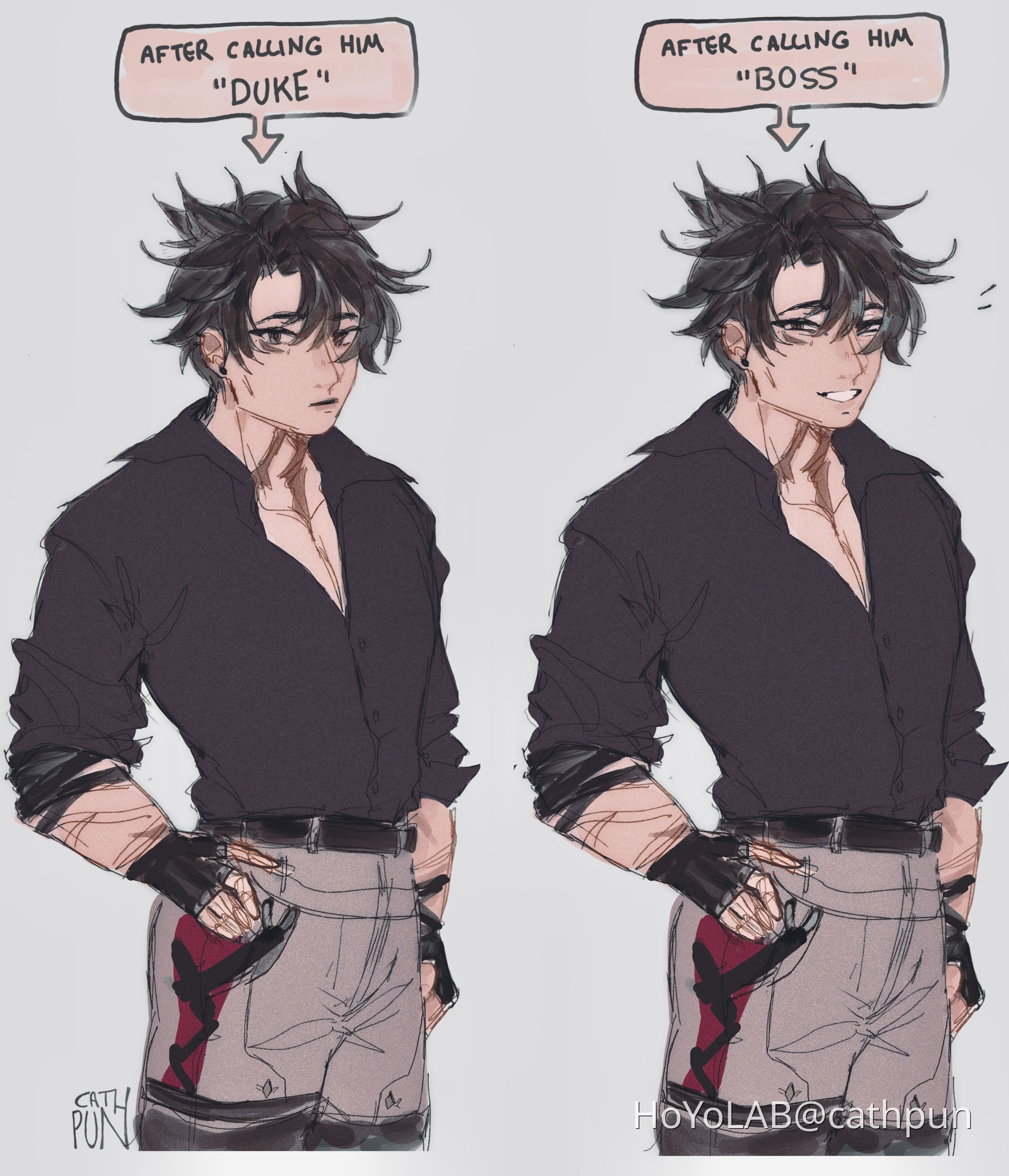 I drew Wriothesley before pulling and got blessed fr Genshin Impact ...