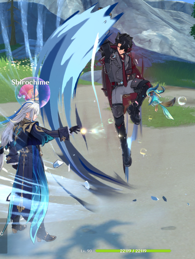 Wriothesley main having fun with his fellow Neuvillette main 🩵 Genshin ...