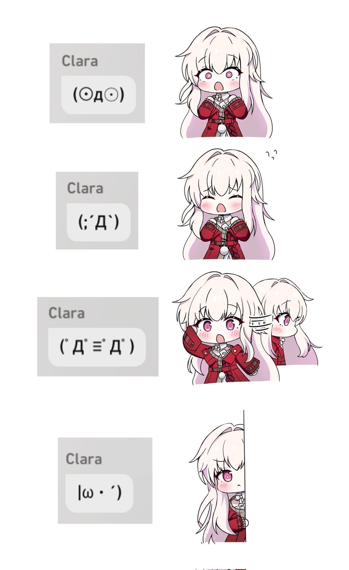 Clara emojis Honkai: Star Rail | HoYoLAB