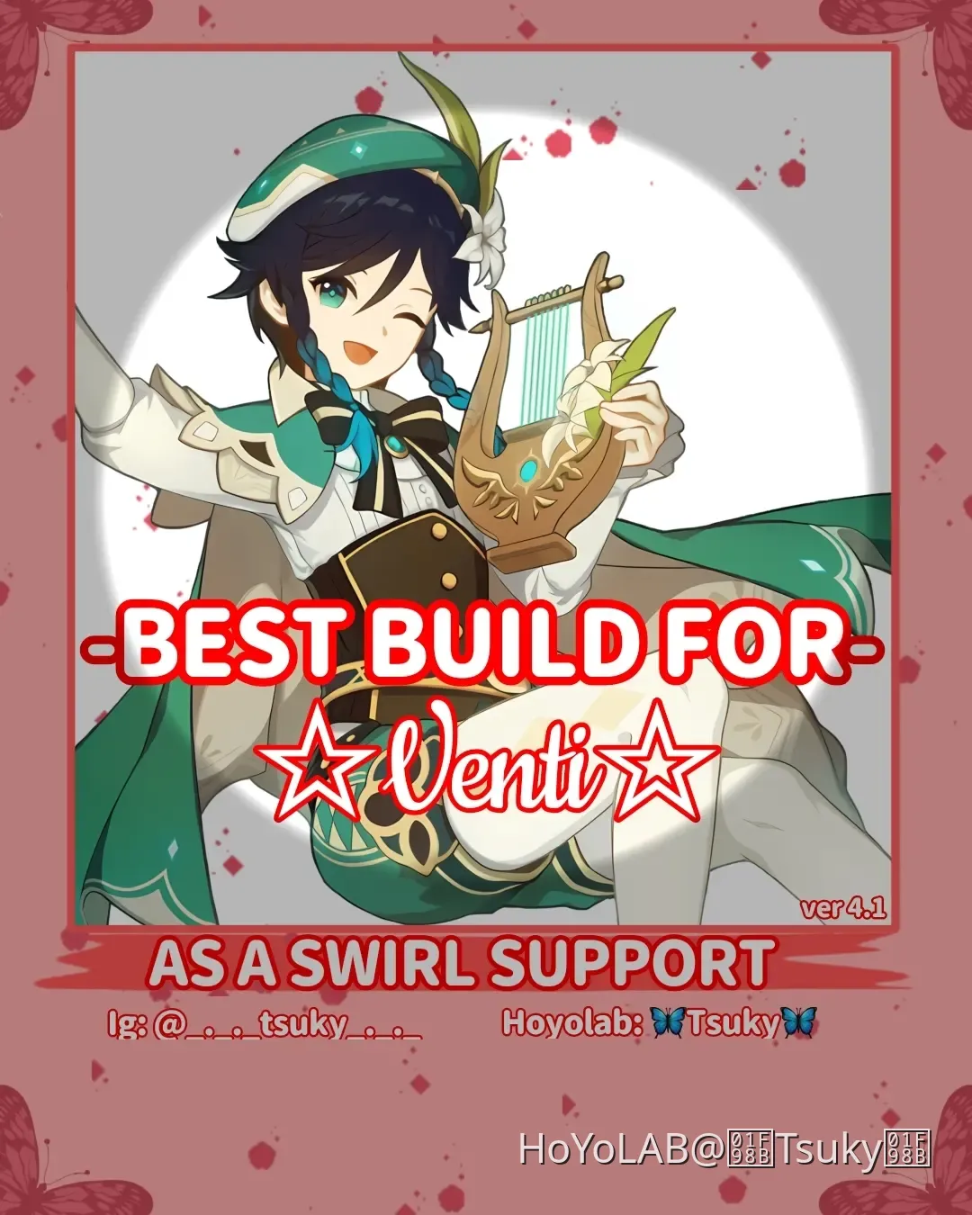 🌸BEST BUILD FOR VENTI AS A SWIRL SUPPORT!🌸 Genshin Impact | HoYoLAB