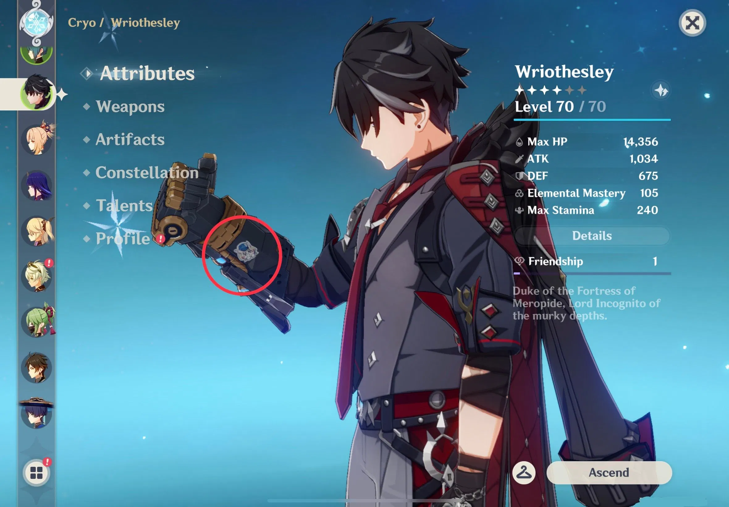 He has STICKERS ON HIS GAUNTLET!! Genshin Impact | HoYoLAB