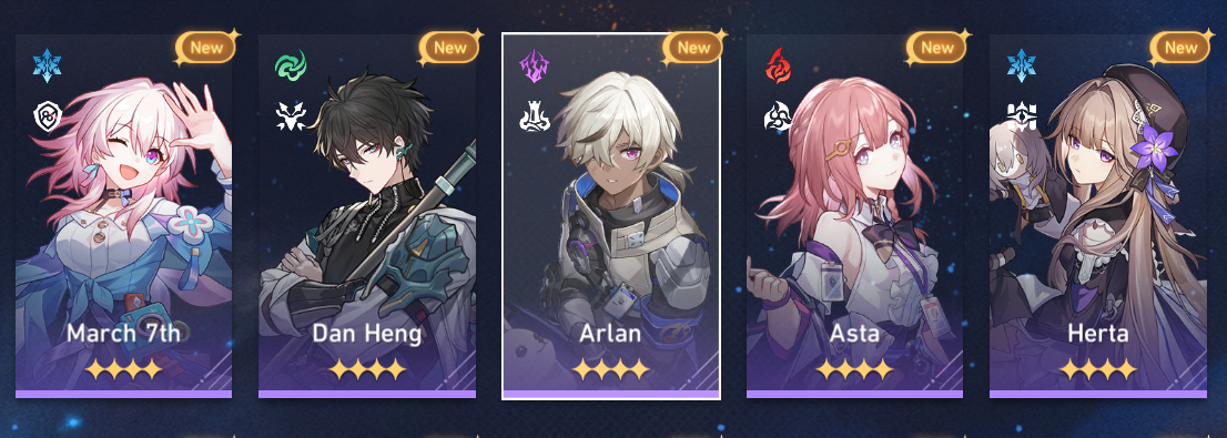 Got all the 4 stars !!! so happy Honkai: Star Rail | HoYoLAB