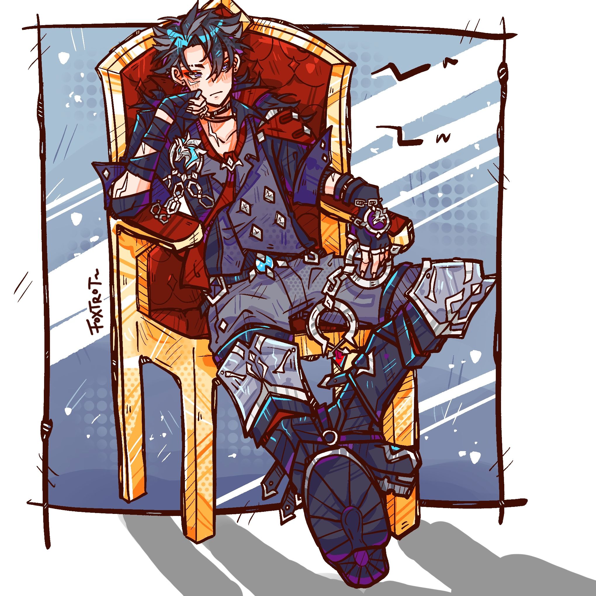 Wriothesley Fanart🖤 Genshin Impact | HoYoLAB