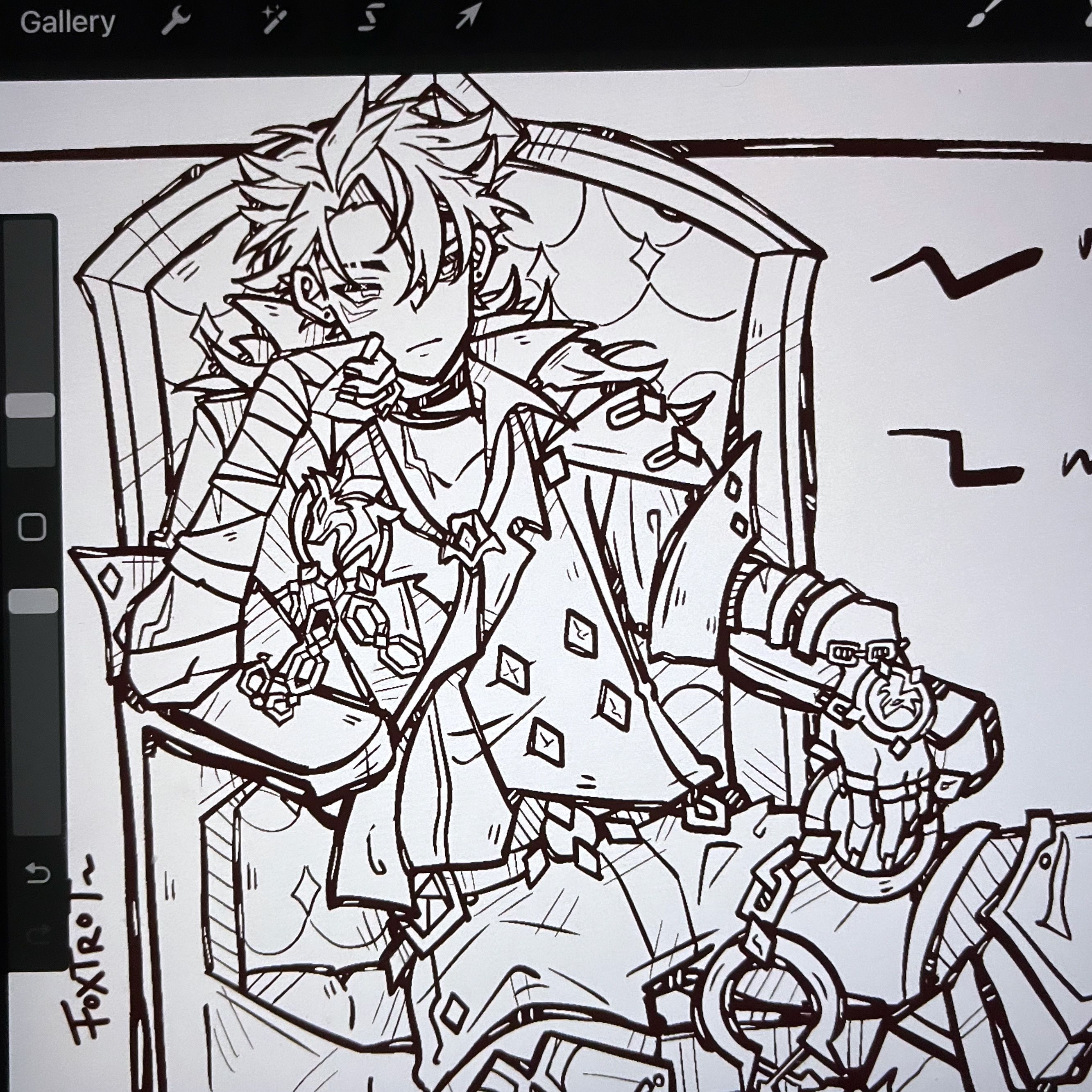 Wriothesley WIP🖤 Genshin Impact | HoYoLAB