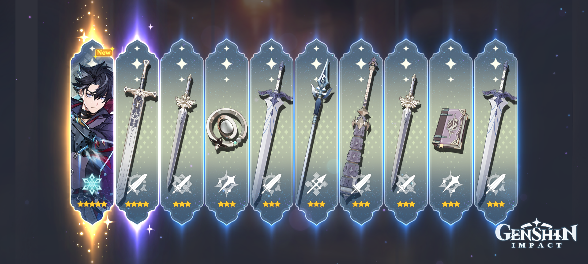 3rd legendary event banner roll after getting Childe (10 pulls after ...