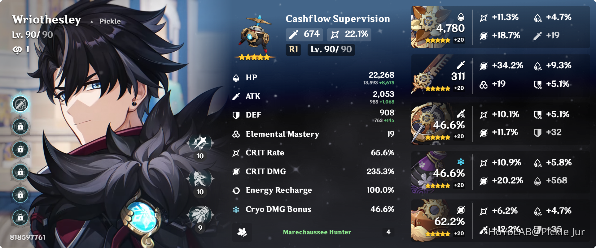 Rate my Wriothesley build!! Genshin Impact | HoYoLAB