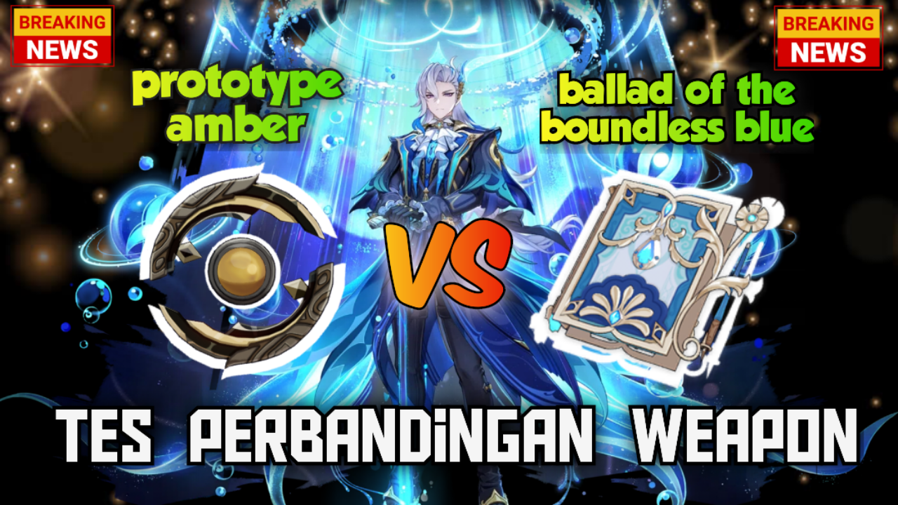 Tes perbandingan Proto Amber vs Senjata Event Genshin Impact | HoYoLAB