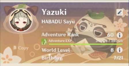 I love the cute detail on Sayu's namecard Genshin Impact | HoYoLAB