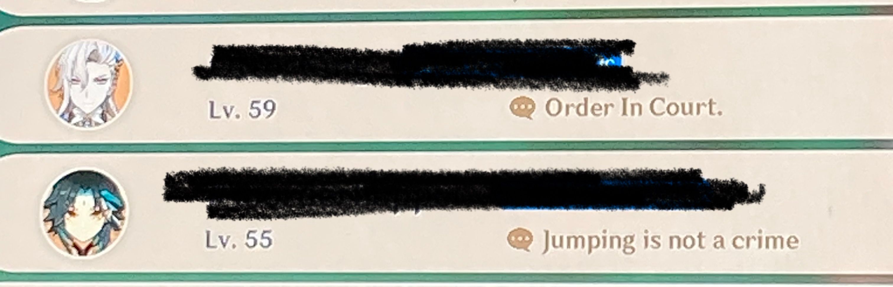 Matching signatures Genshin Impact | HoYoLAB