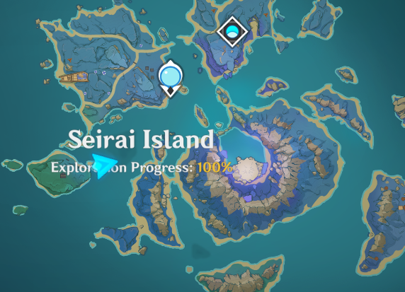 Day 120 of playing genshin (100% seirai island) Genshin Impact | HoYoLAB